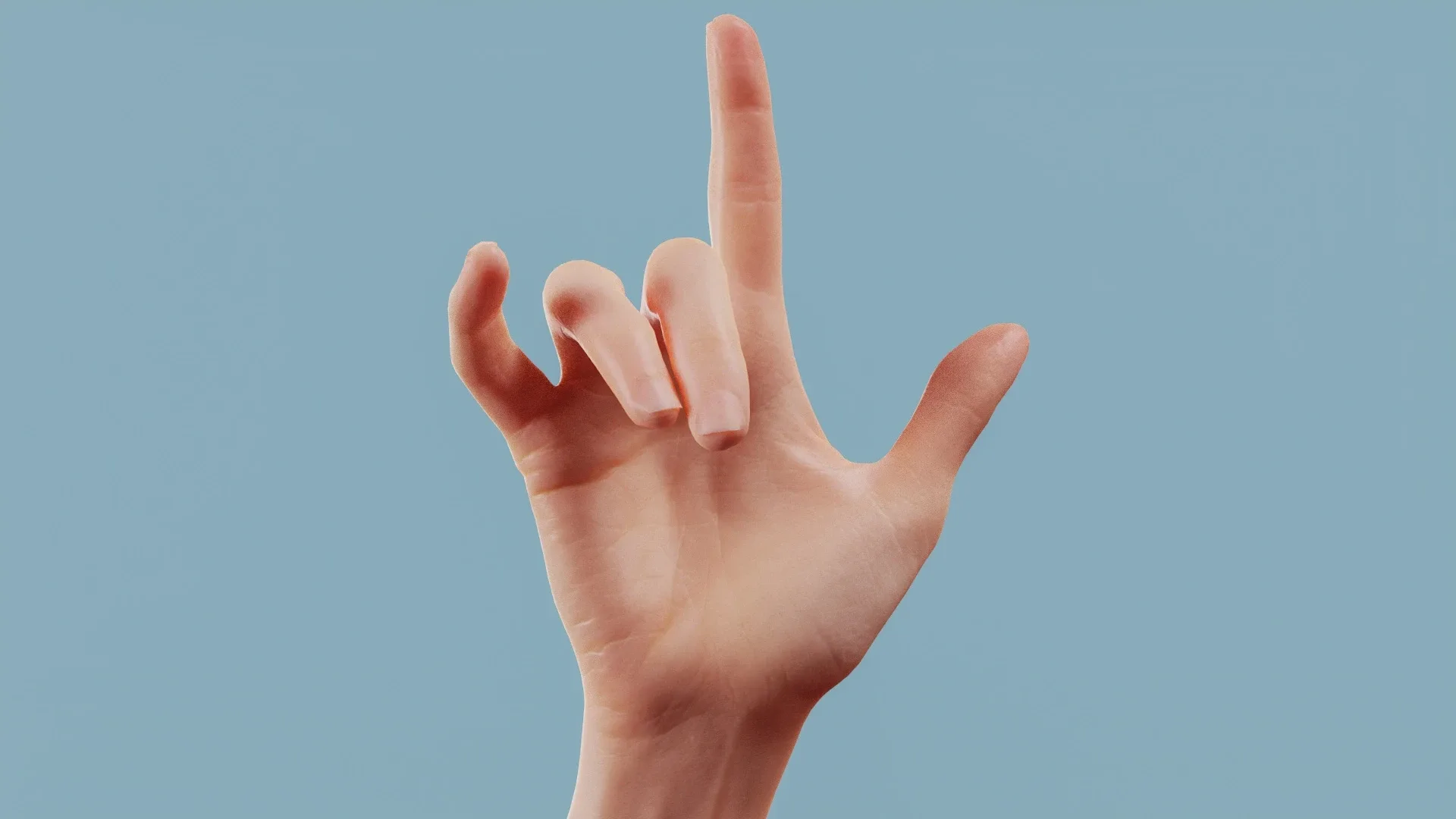 22 Female Single Hand Poses - FlippedNormals