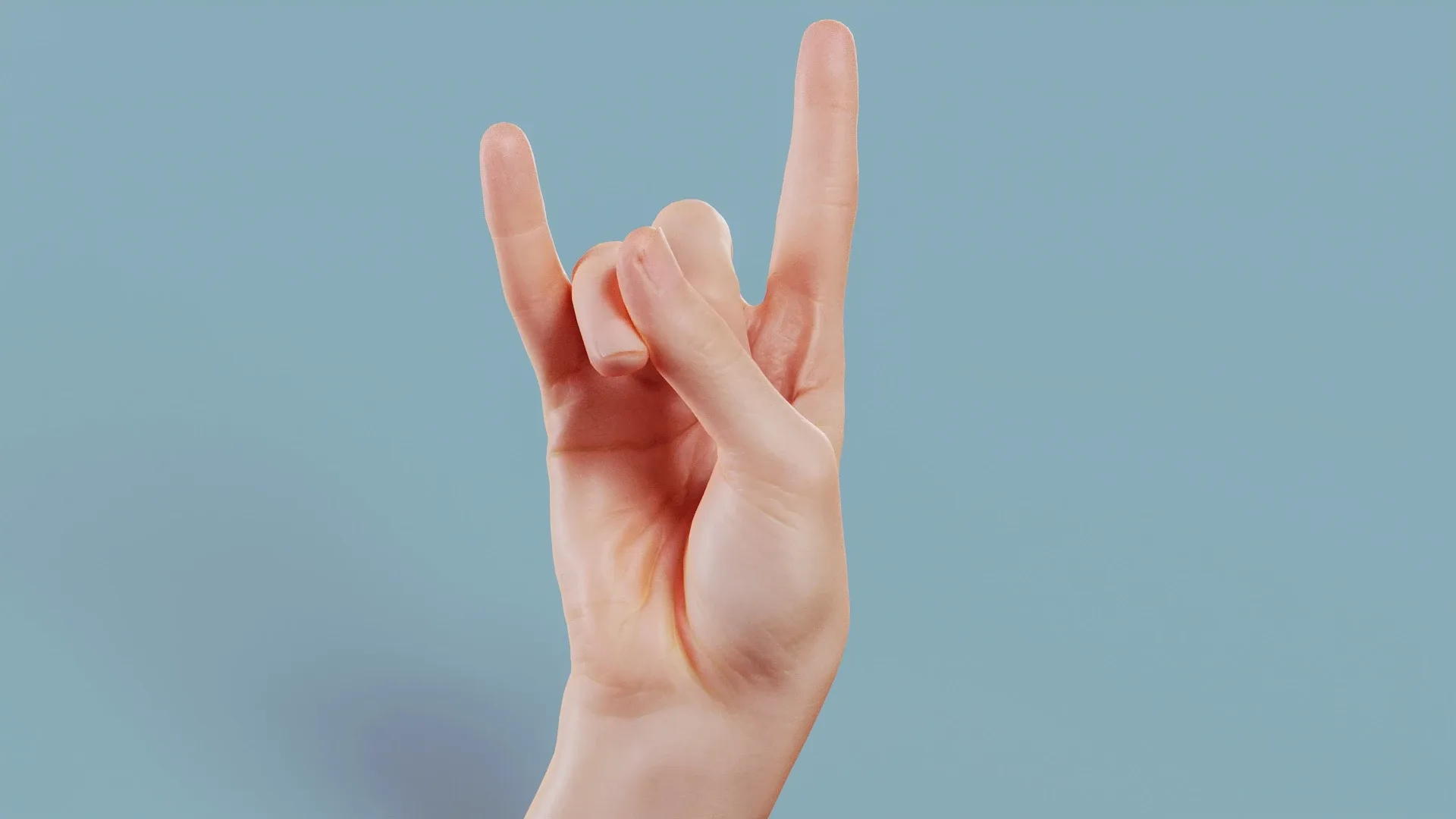 22 Female Single Hand Poses - FlippedNormals