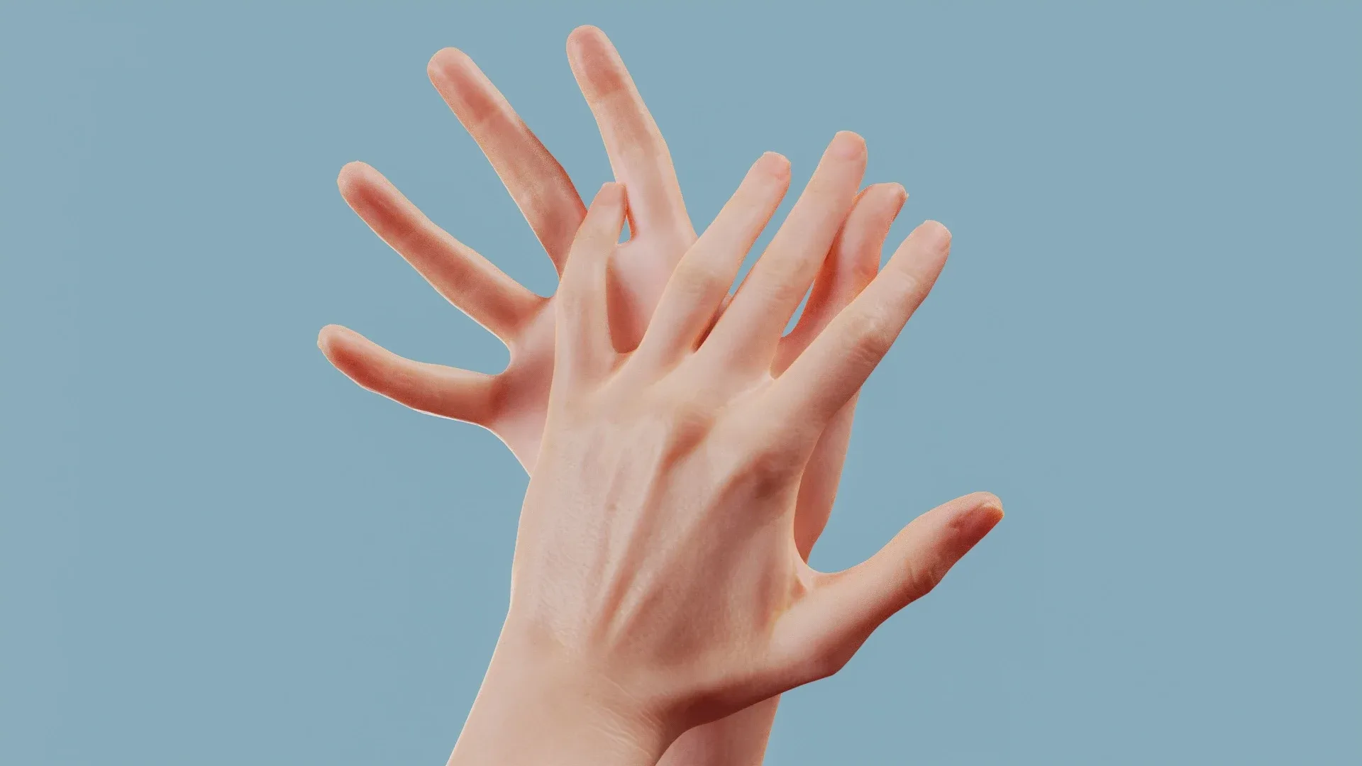 19 Duo Female Hand Poses - FlippedNormals