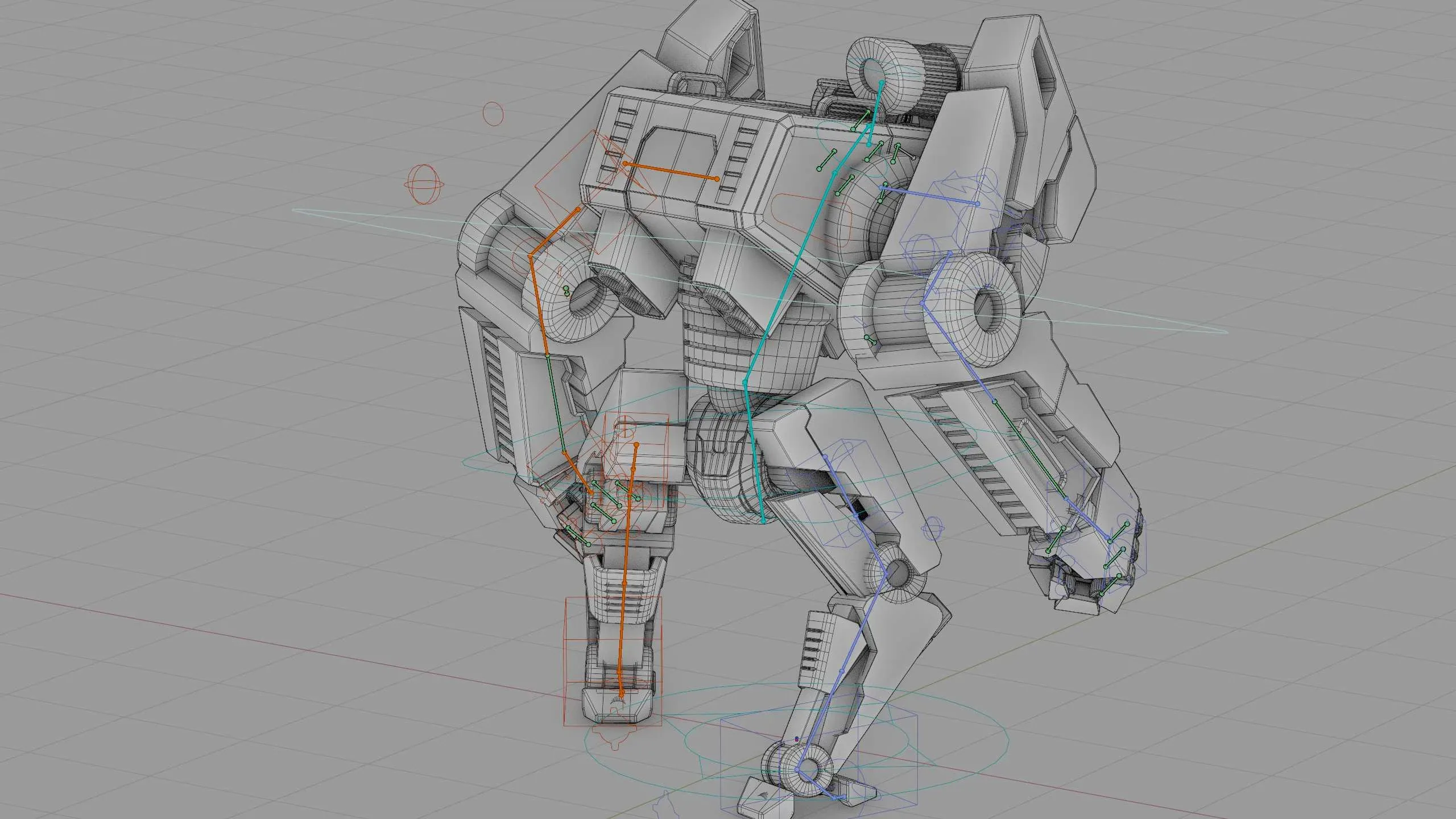 COMBAT DROID XARA Auto-Rig Pro - FlippedNormals