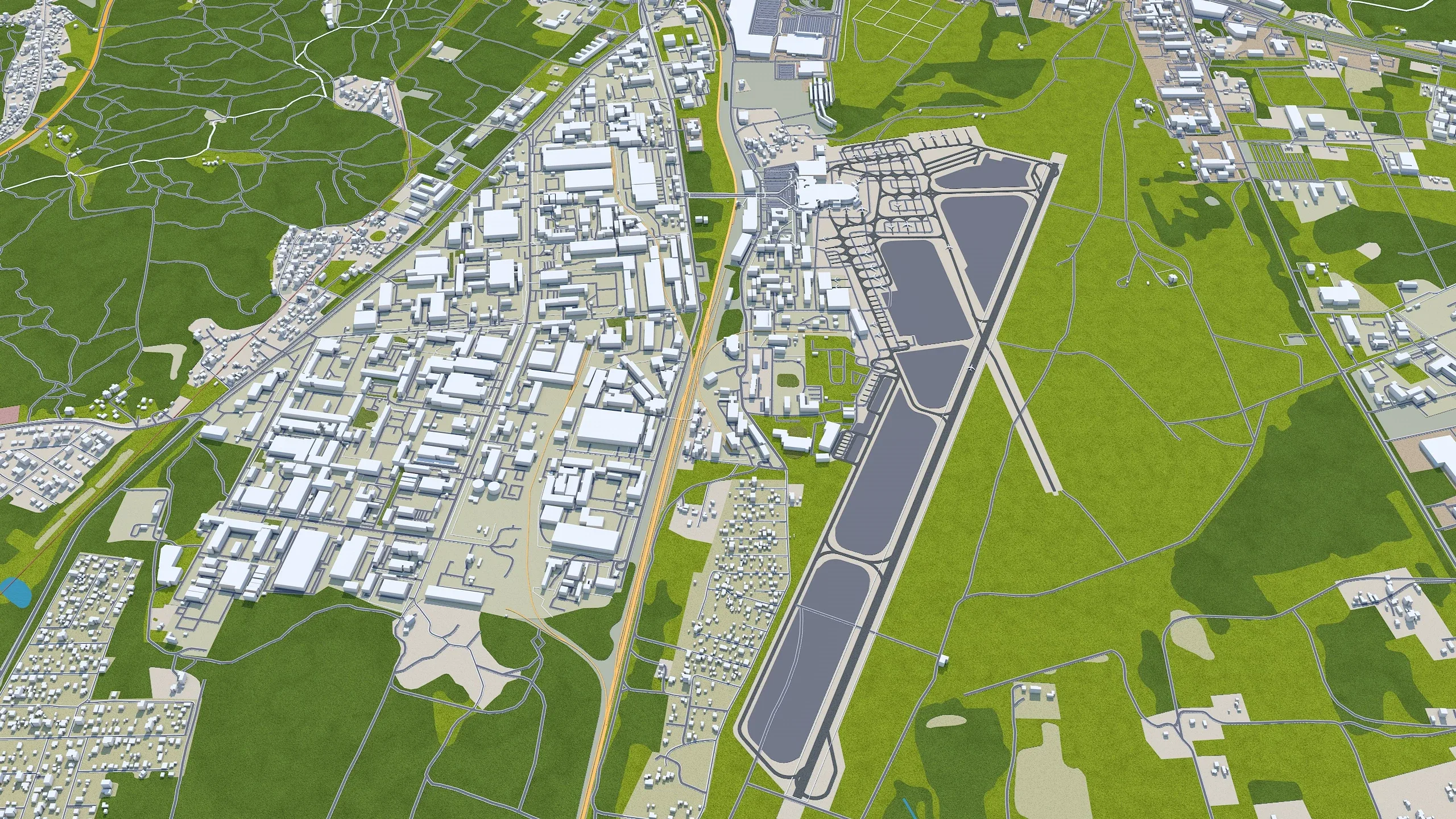 Vilnius City Lithuania 3D Model - FlippedNormals