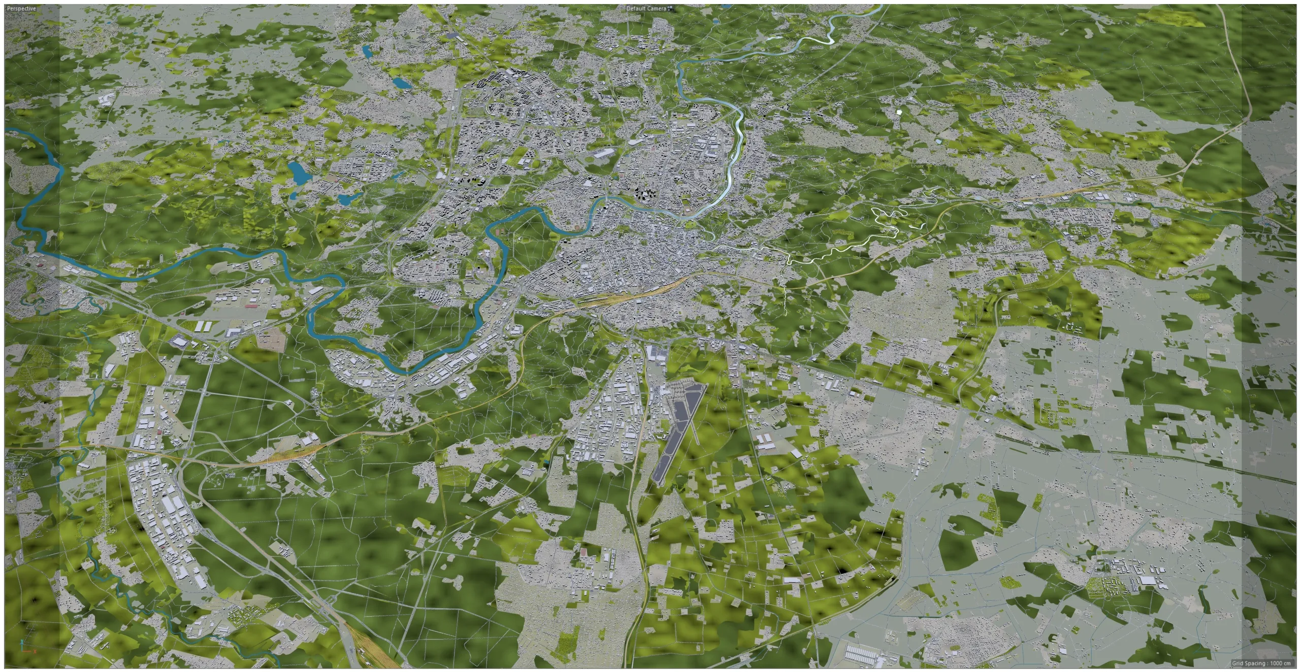 Vilnius City Lithuania 3D Model - FlippedNormals