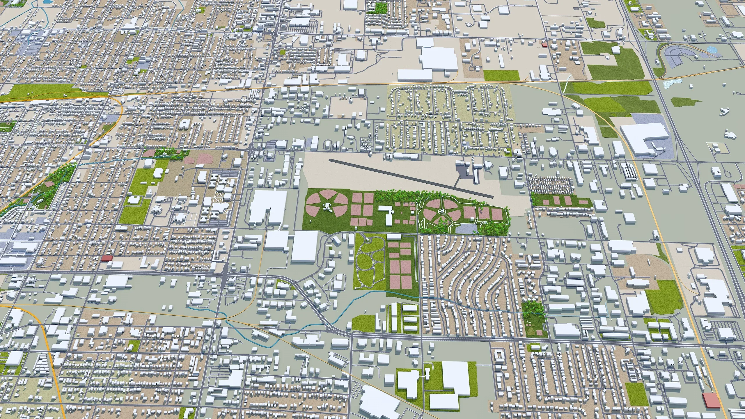 Springfield city Missouri USA 3d - FlippedNormals