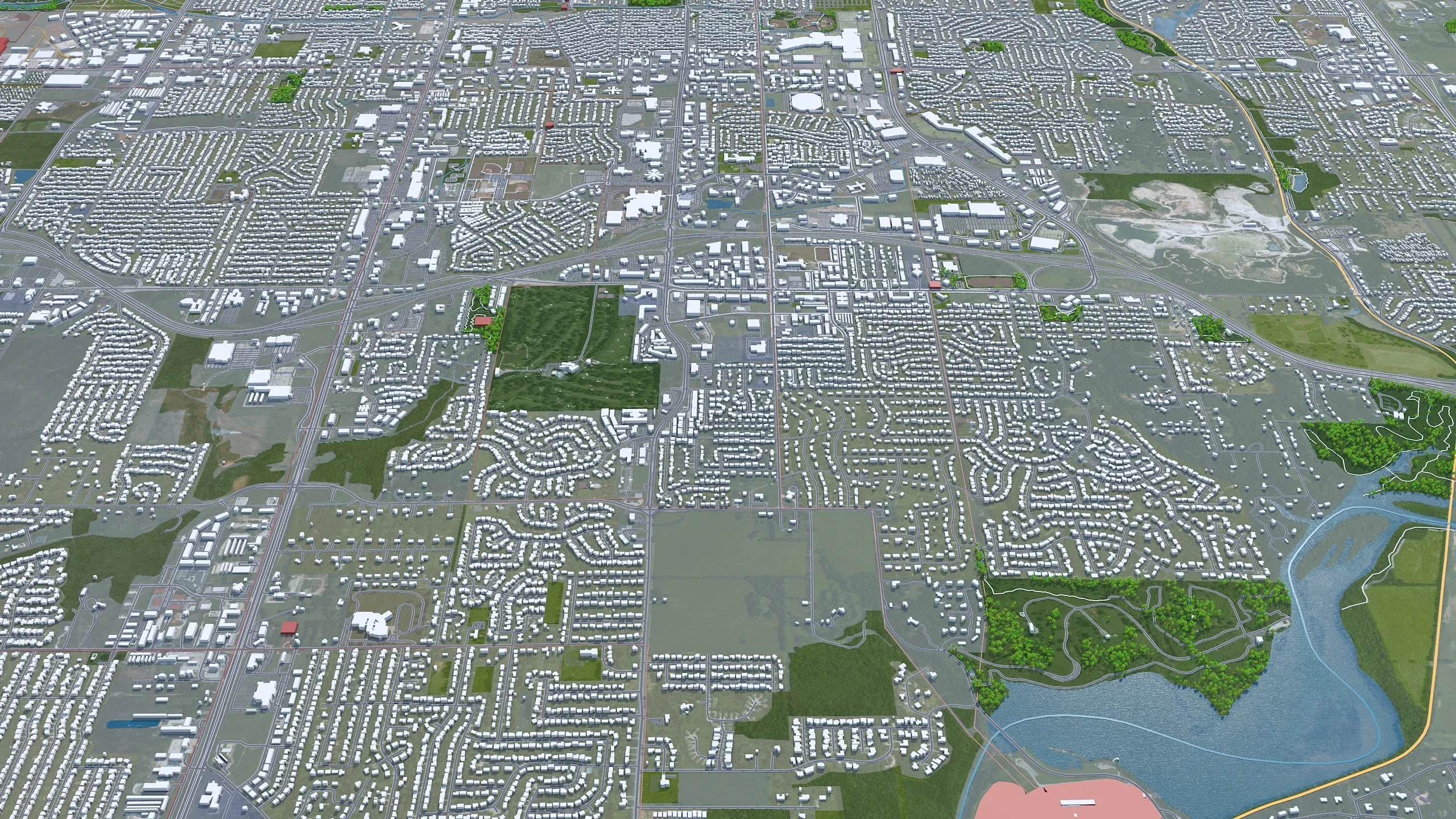 Springfield city Missouri USA 3d - FlippedNormals