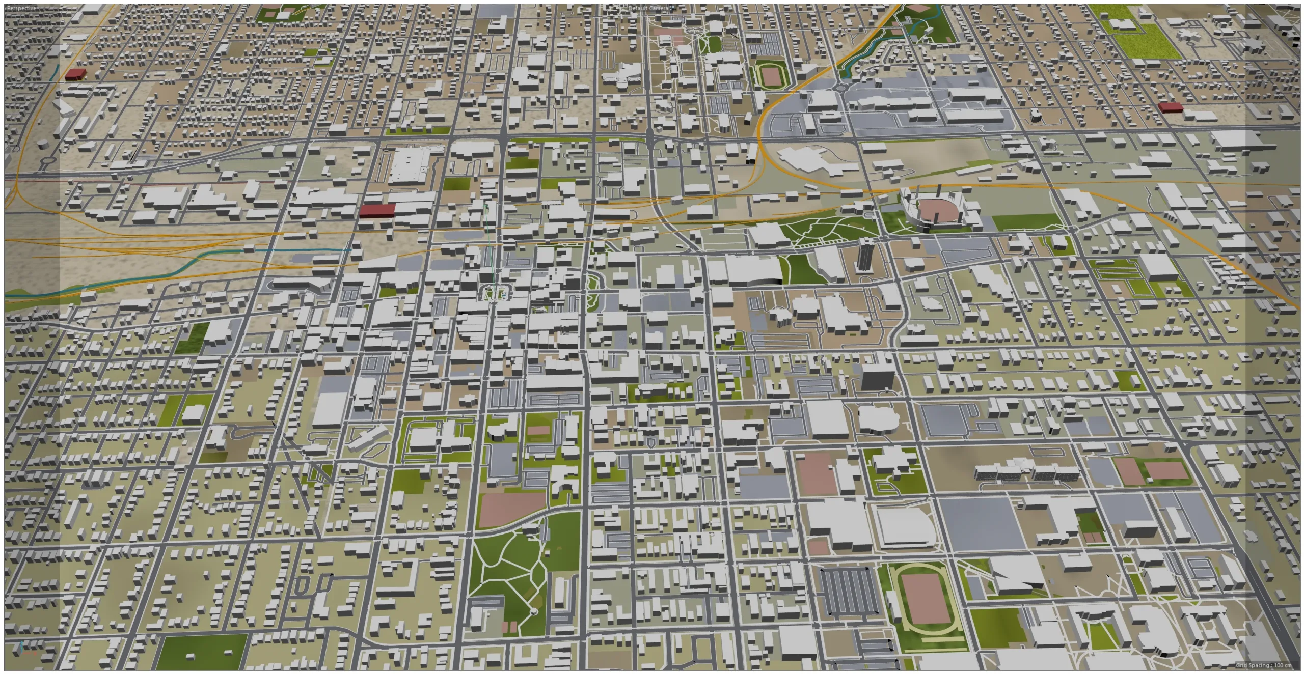 Springfield city Missouri USA 3d - FlippedNormals