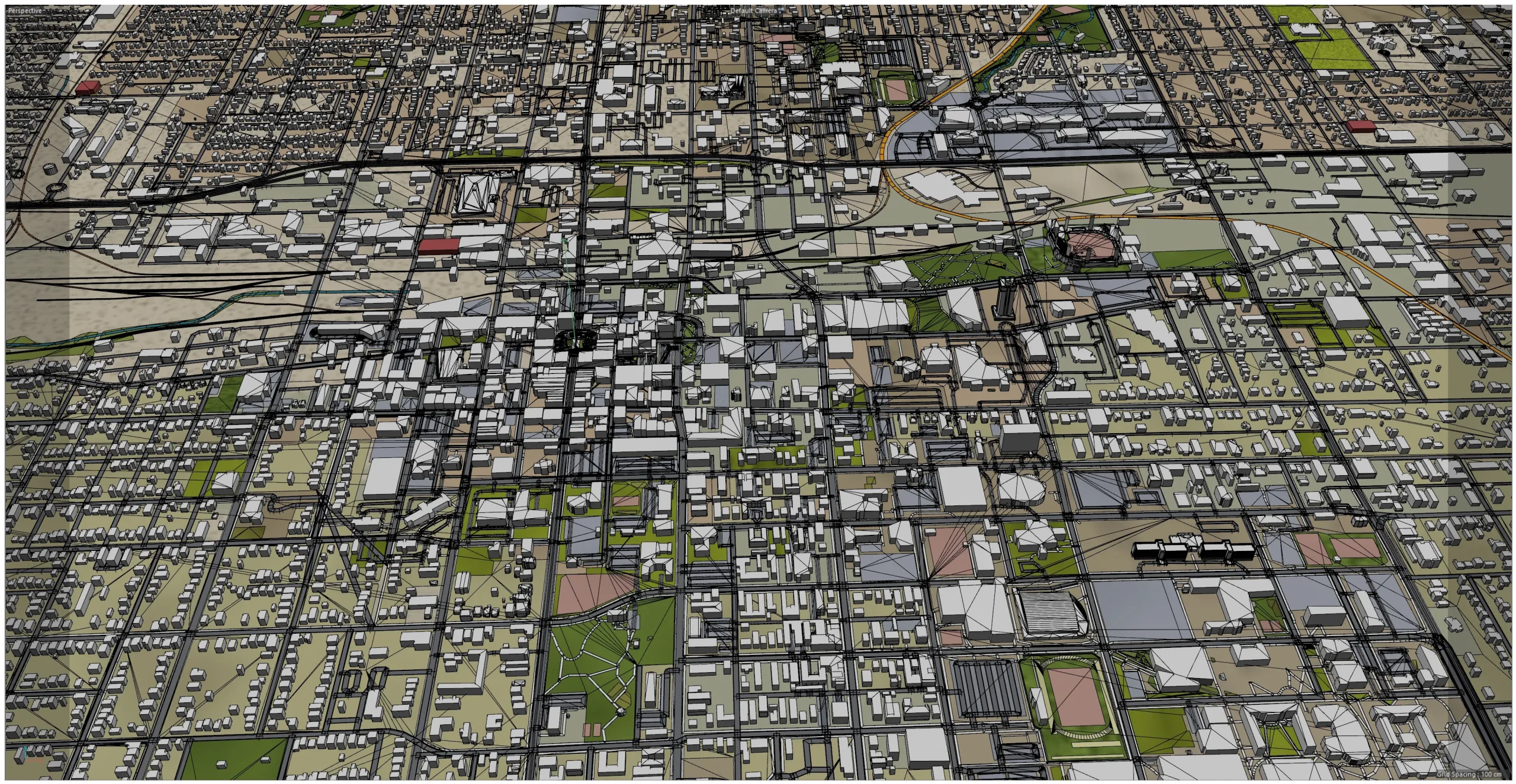 Springfield city Missouri USA 3d - FlippedNormals
