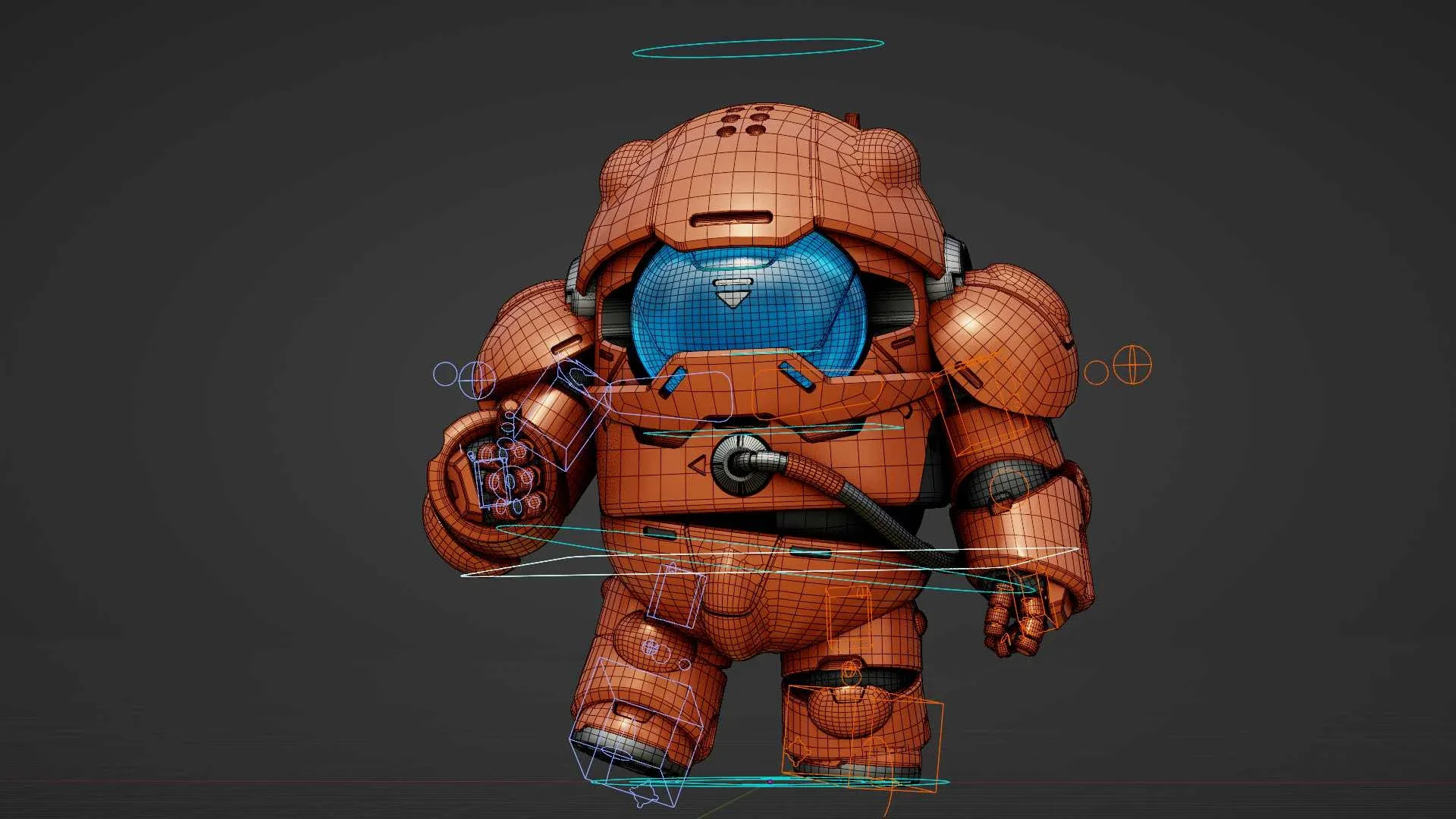Among Us Concept Character Auto-Rig - FlippedNormals