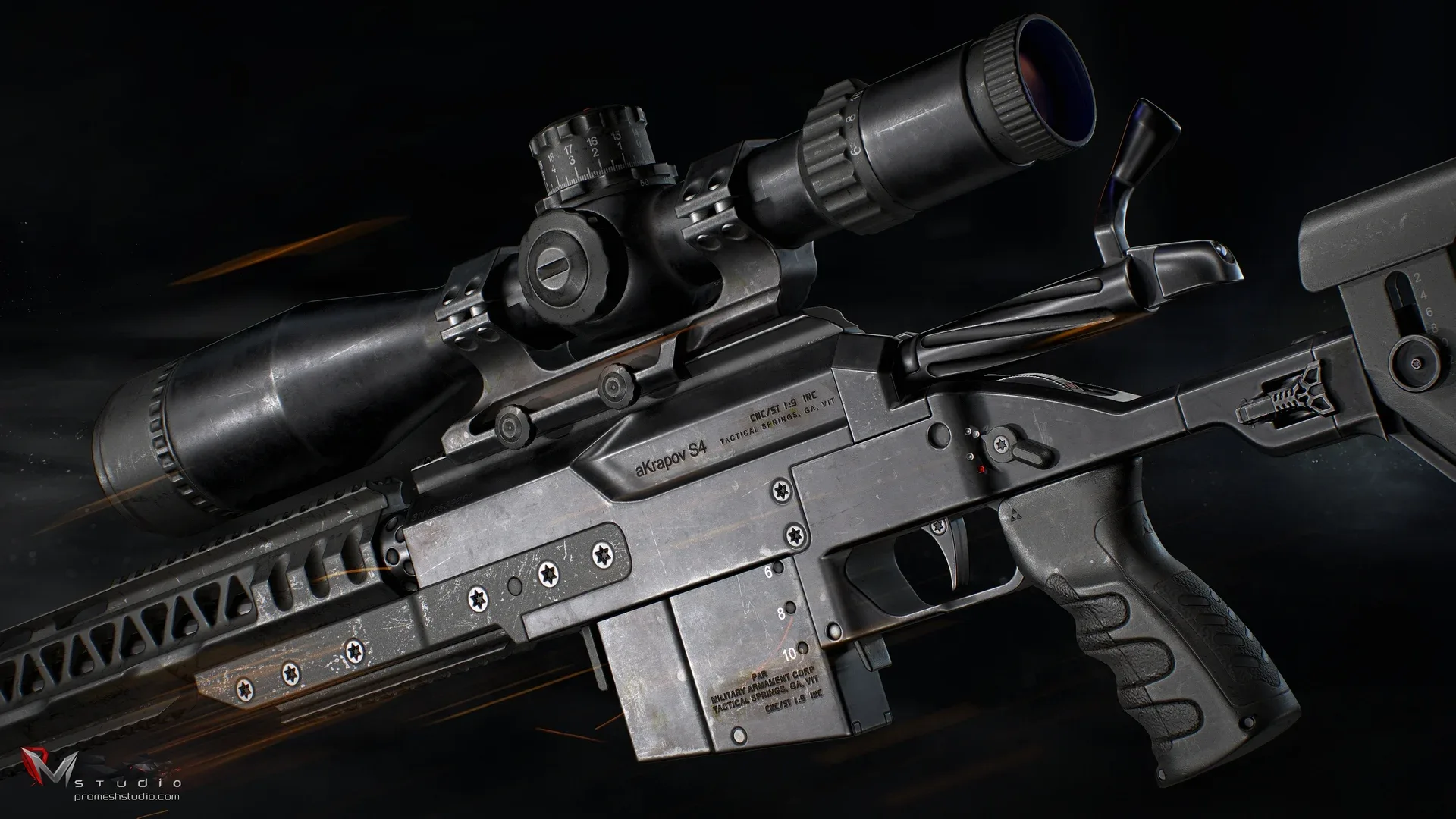 SSG M1 Sniper Rifle - FlippedNormals
