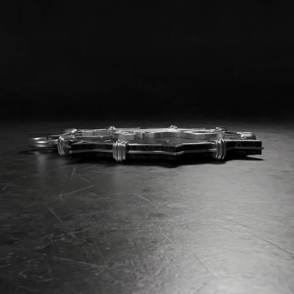 Medallion with letter J 3D printable - FlippedNormals