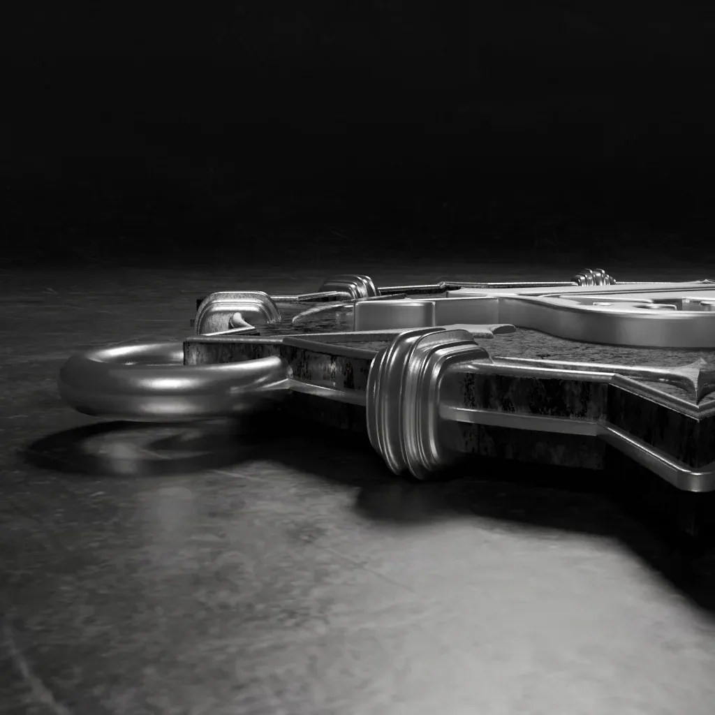 Medallion with letter J 3D printable - FlippedNormals