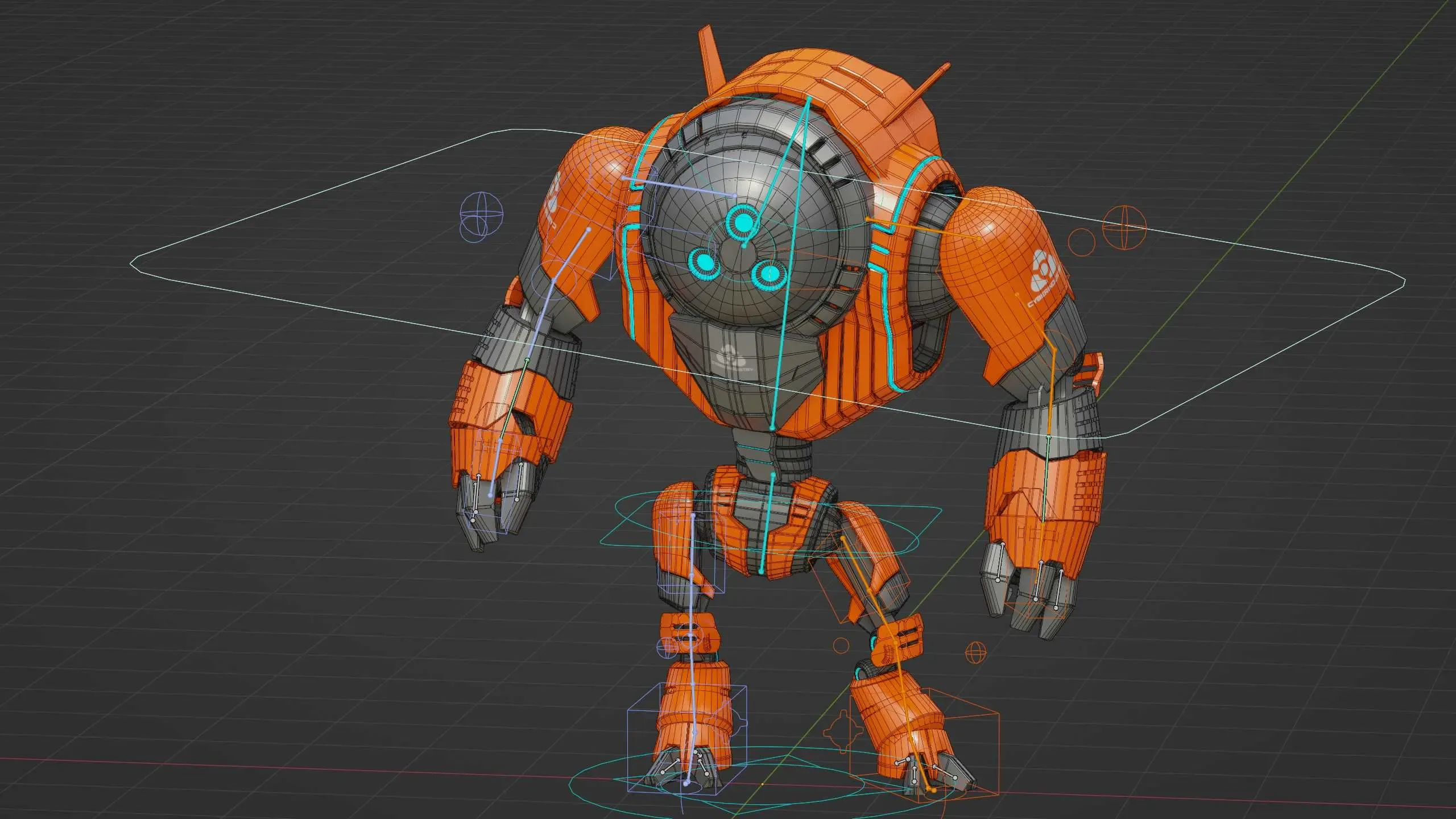 ASTRONAUT BOT HILION Auto-Rig Pro - FlippedNormals
