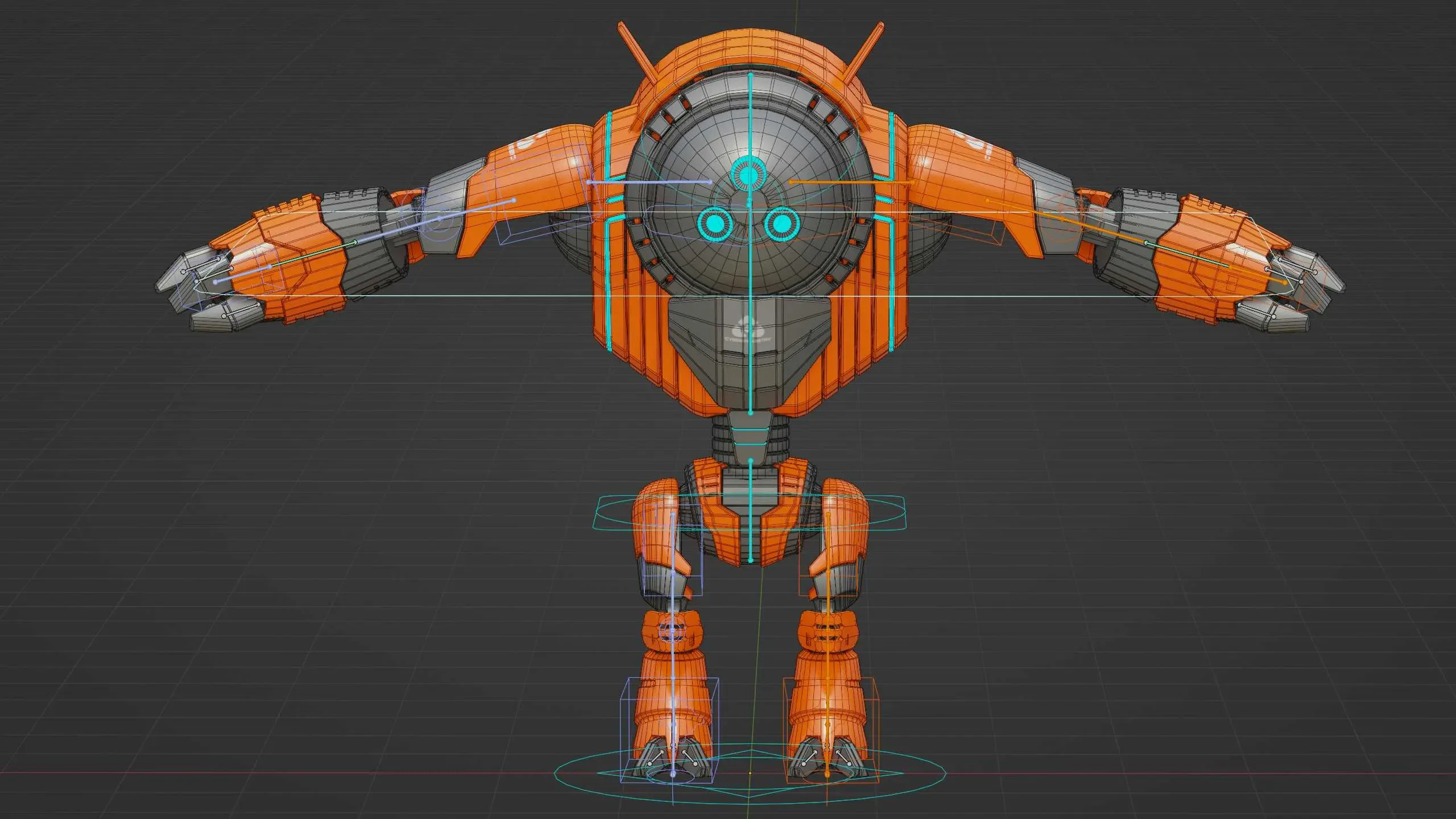 ASTRONAUT BOT HILION Auto-Rig Pro - FlippedNormals