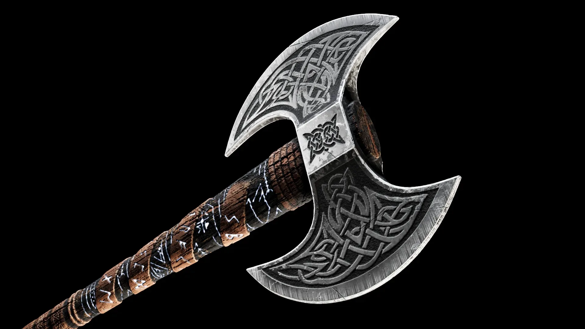 Double bladed axe - FlippedNormals