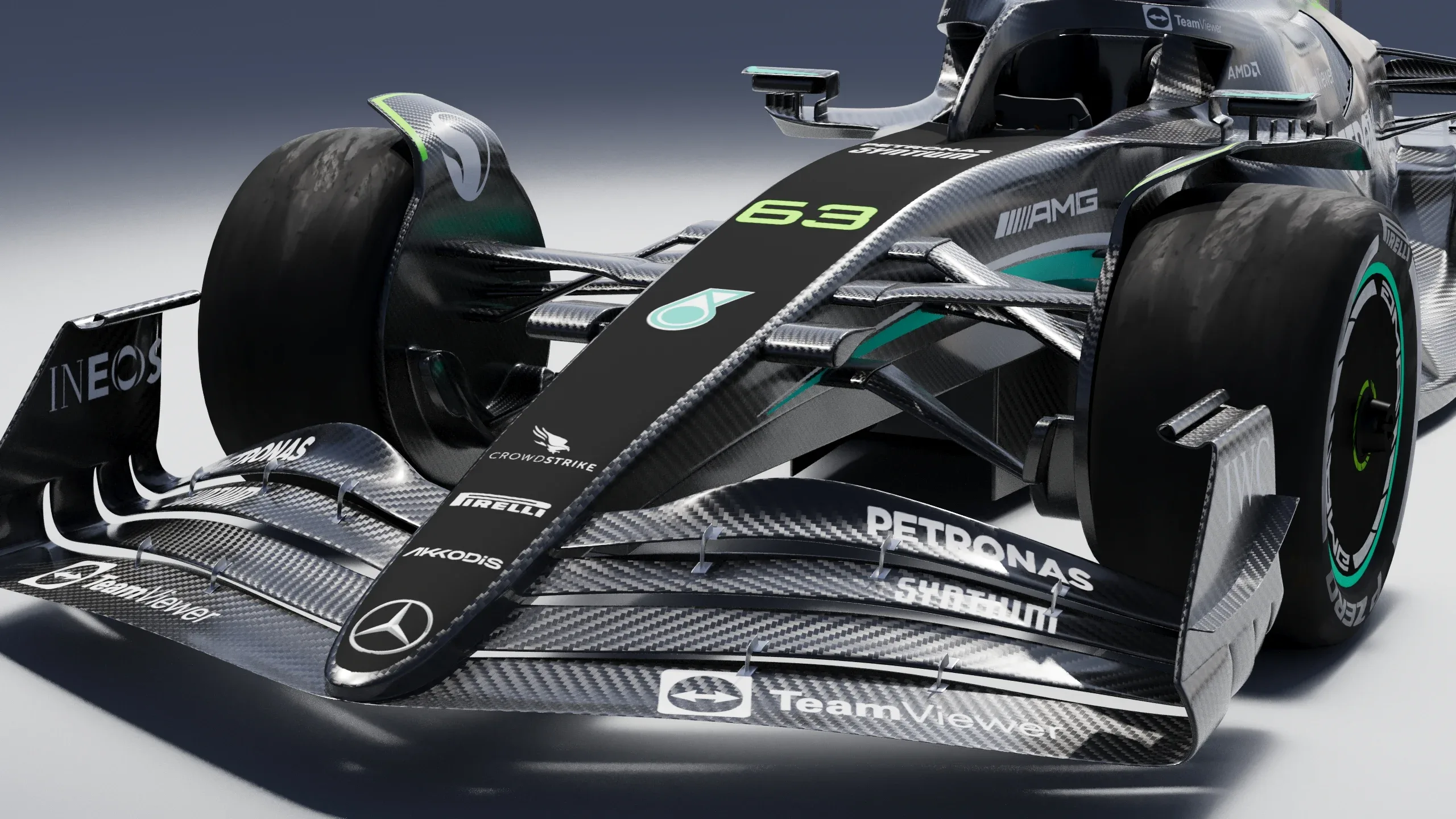 Mercedes-Benz AMG W13 - FlippedNormals