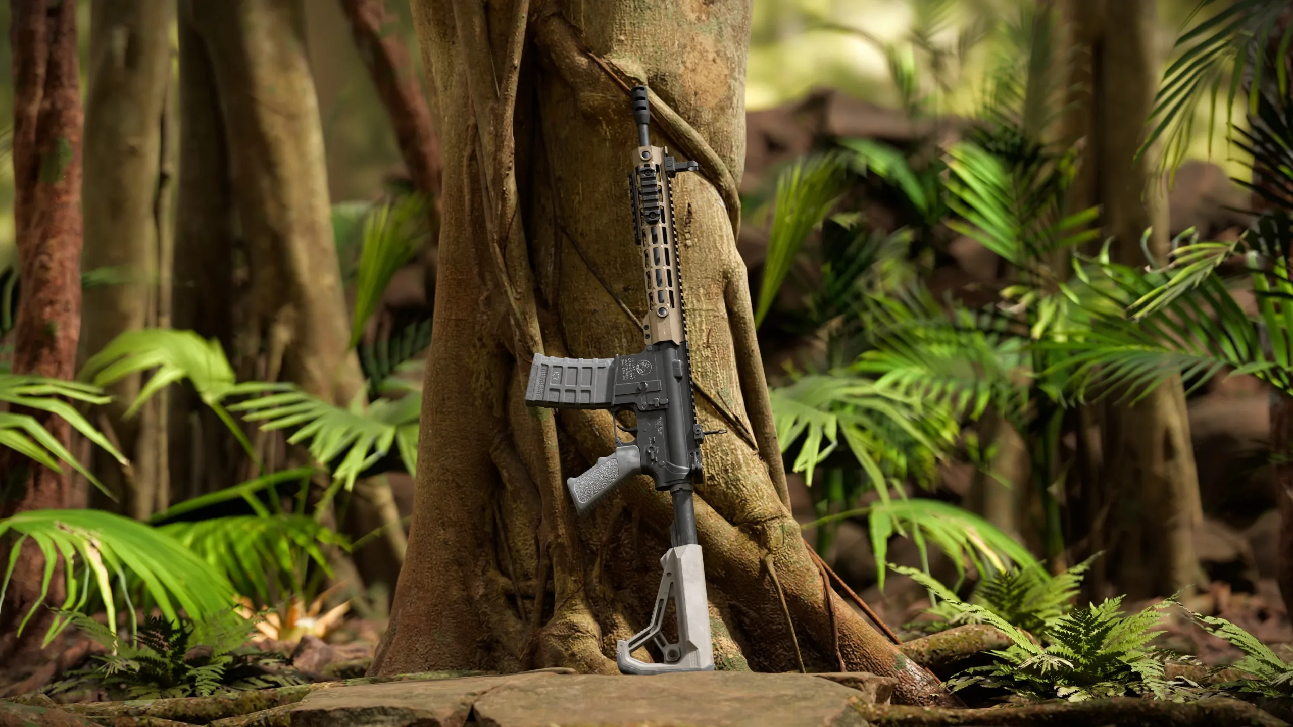 AR15 - Assault Rifle Game Ready - FlippedNormals