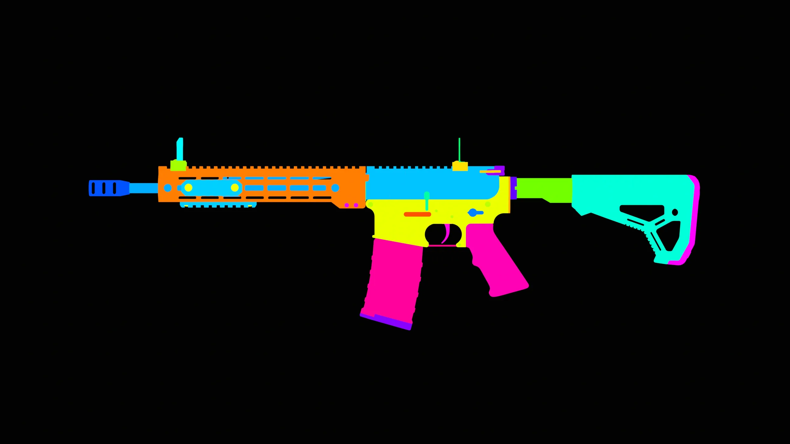 AR15 - Assault Rifle Game Ready - FlippedNormals