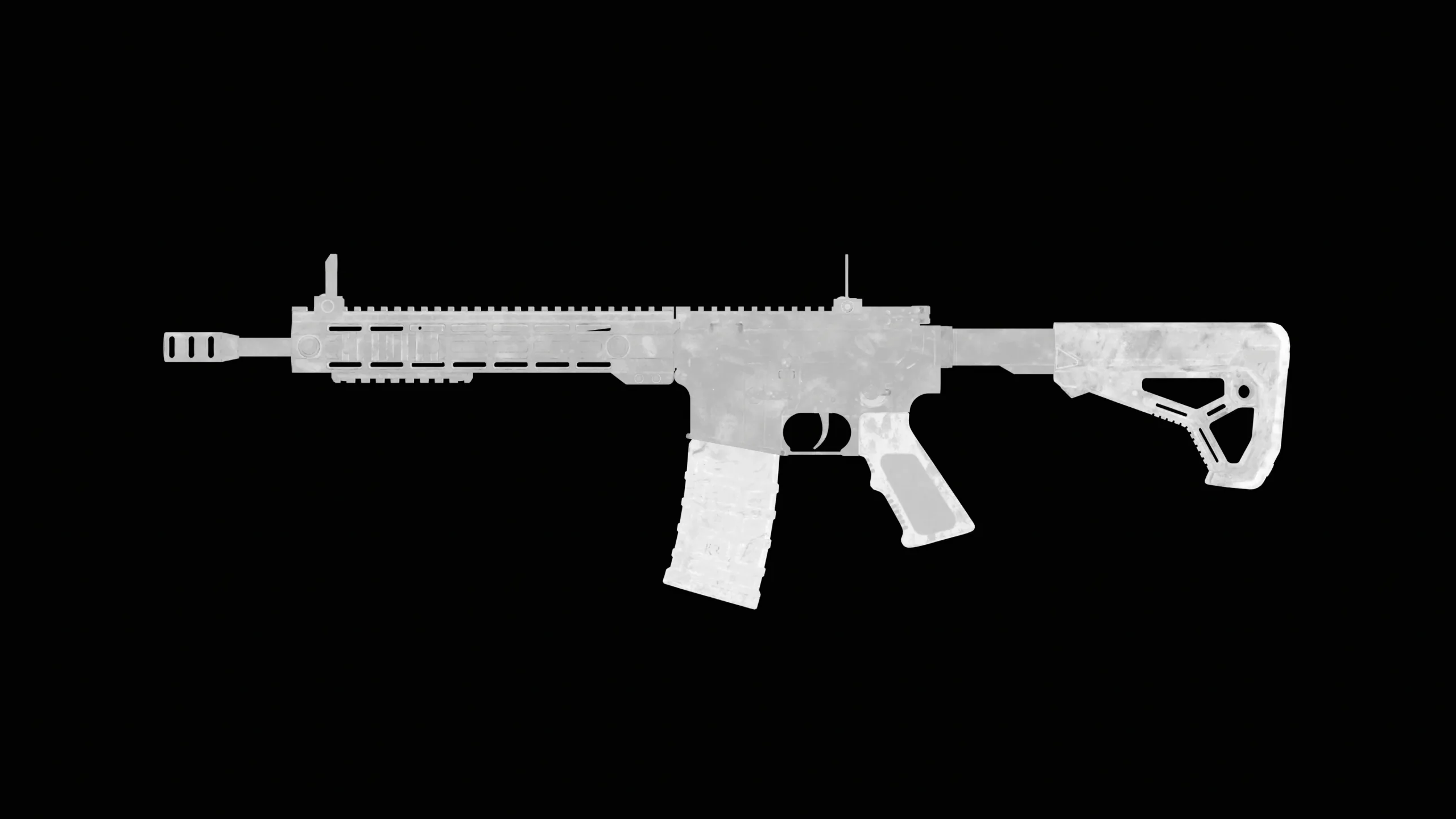 AR15 - Assault Rifle Game Ready - FlippedNormals