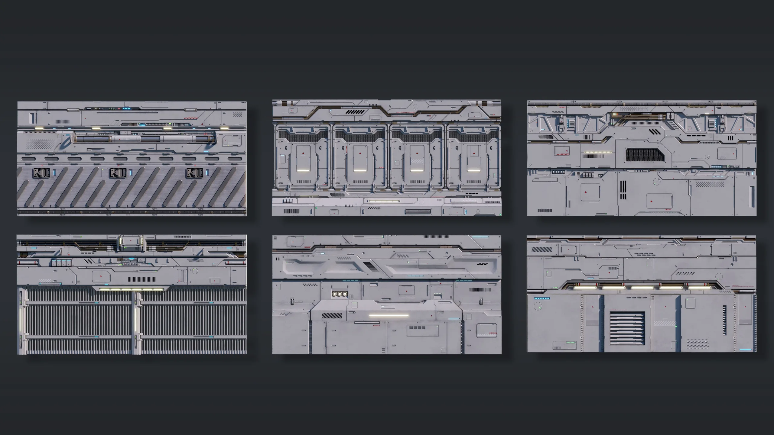 Sci-Fi Architecture Panels Kit - FlippedNormals