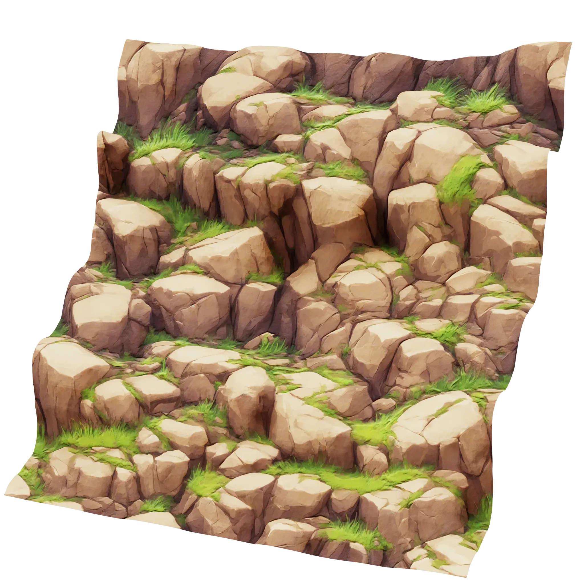 Stylized Rock Seamless Texture - FlippedNormals