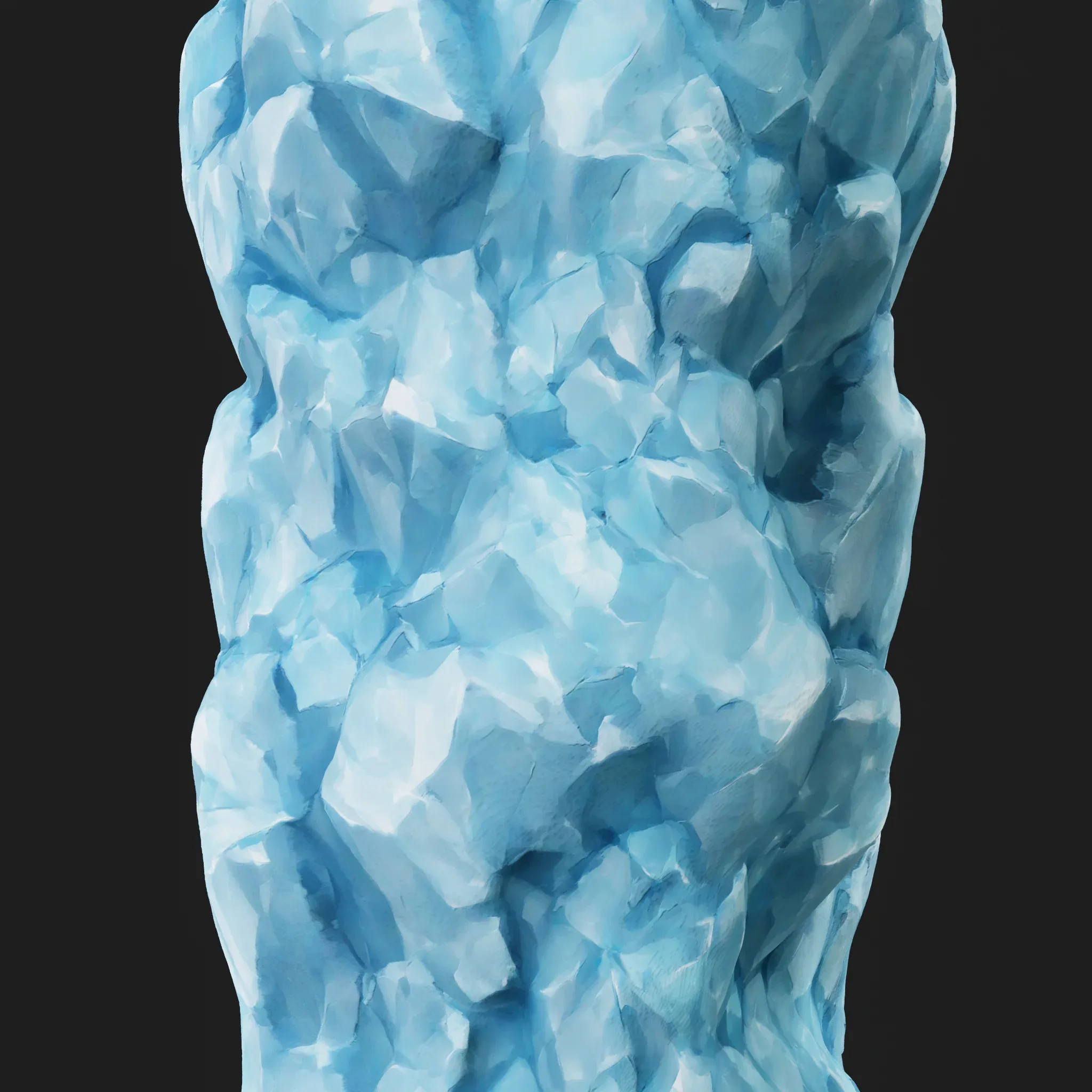 Stylized Ice Seamless Texture - FlippedNormals