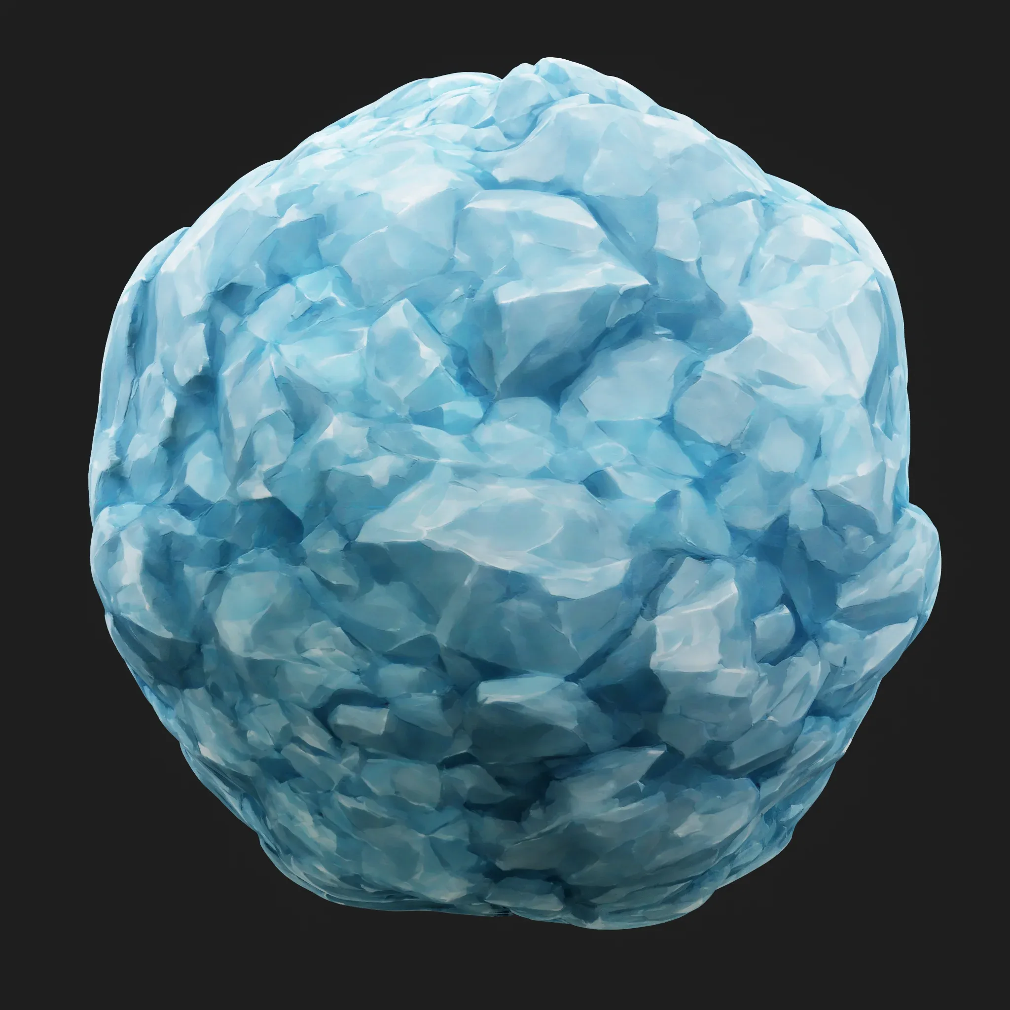 Stylized Ice Seamless Texture - FlippedNormals