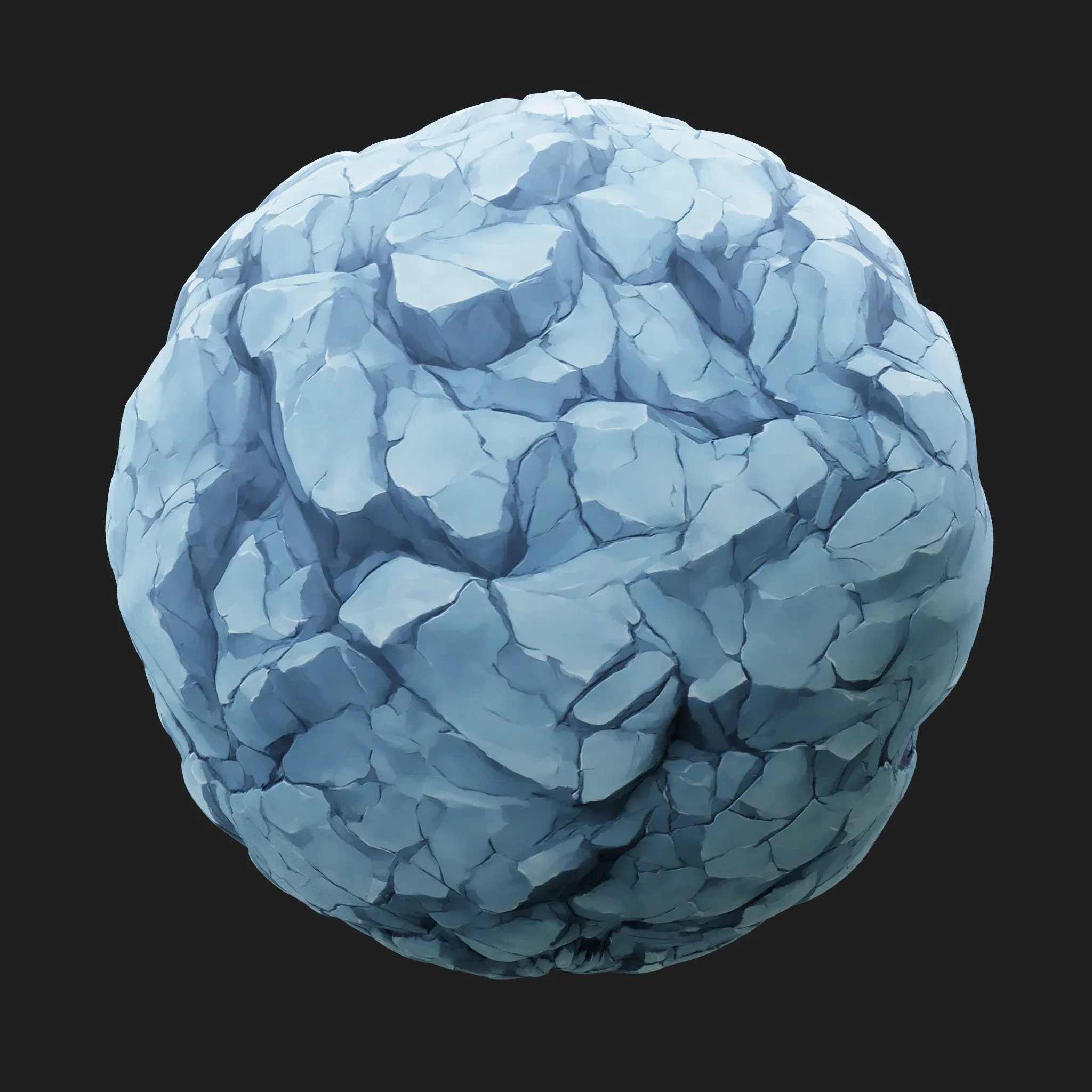 Stylized Ice Seamless Texture - FlippedNormals