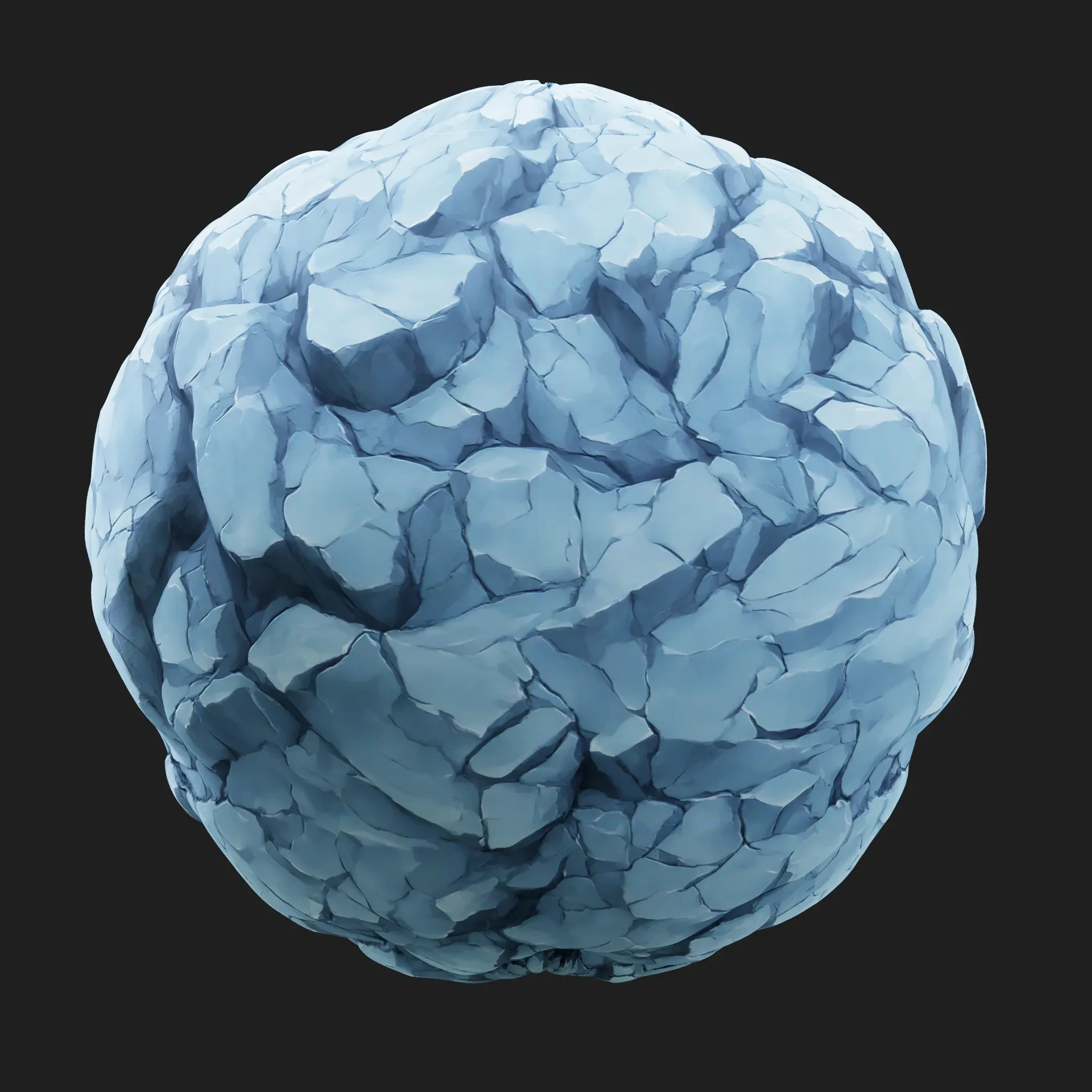 Stylized Ice Seamless Texture - FlippedNormals
