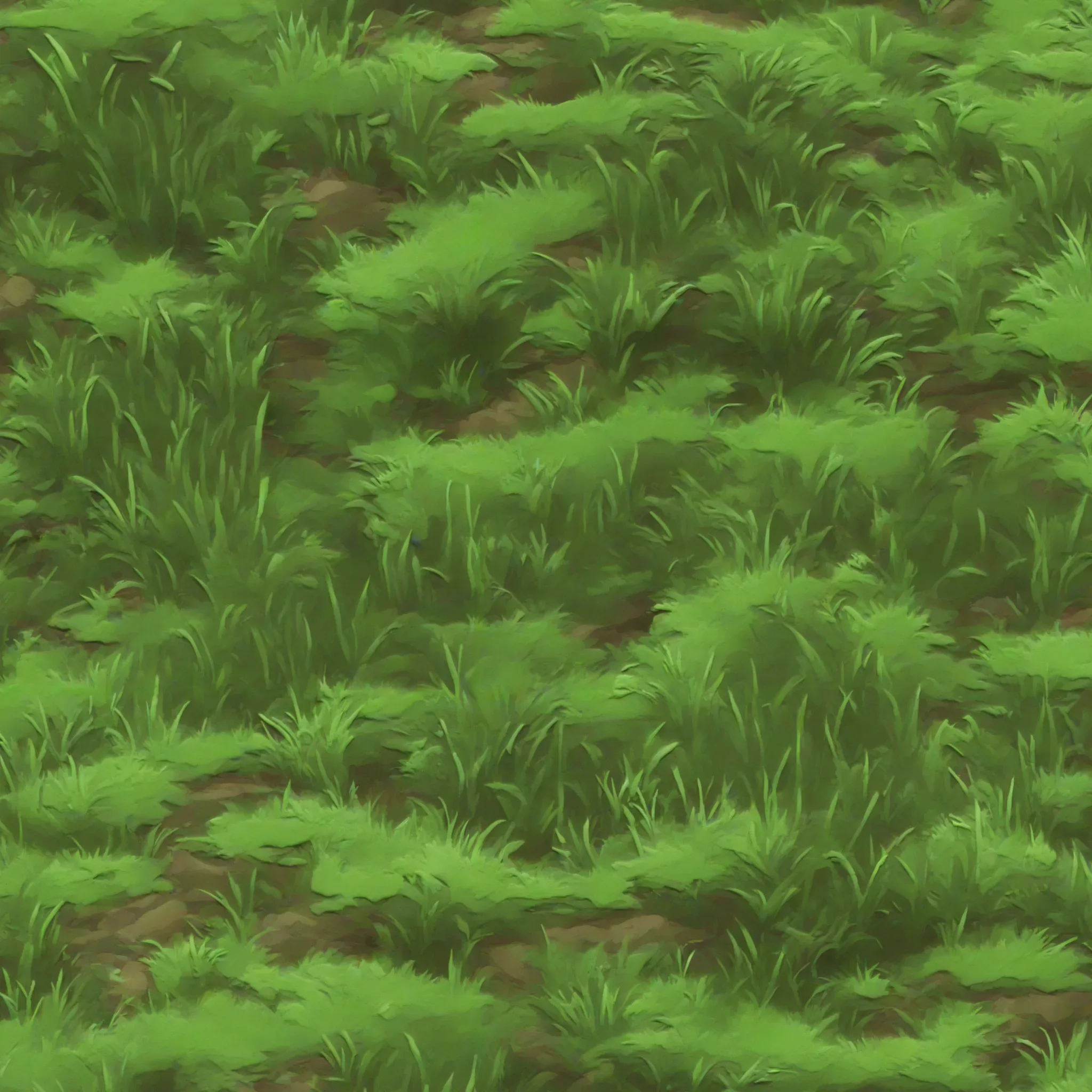 Stylized Grass Seamless Texture - FlippedNormals