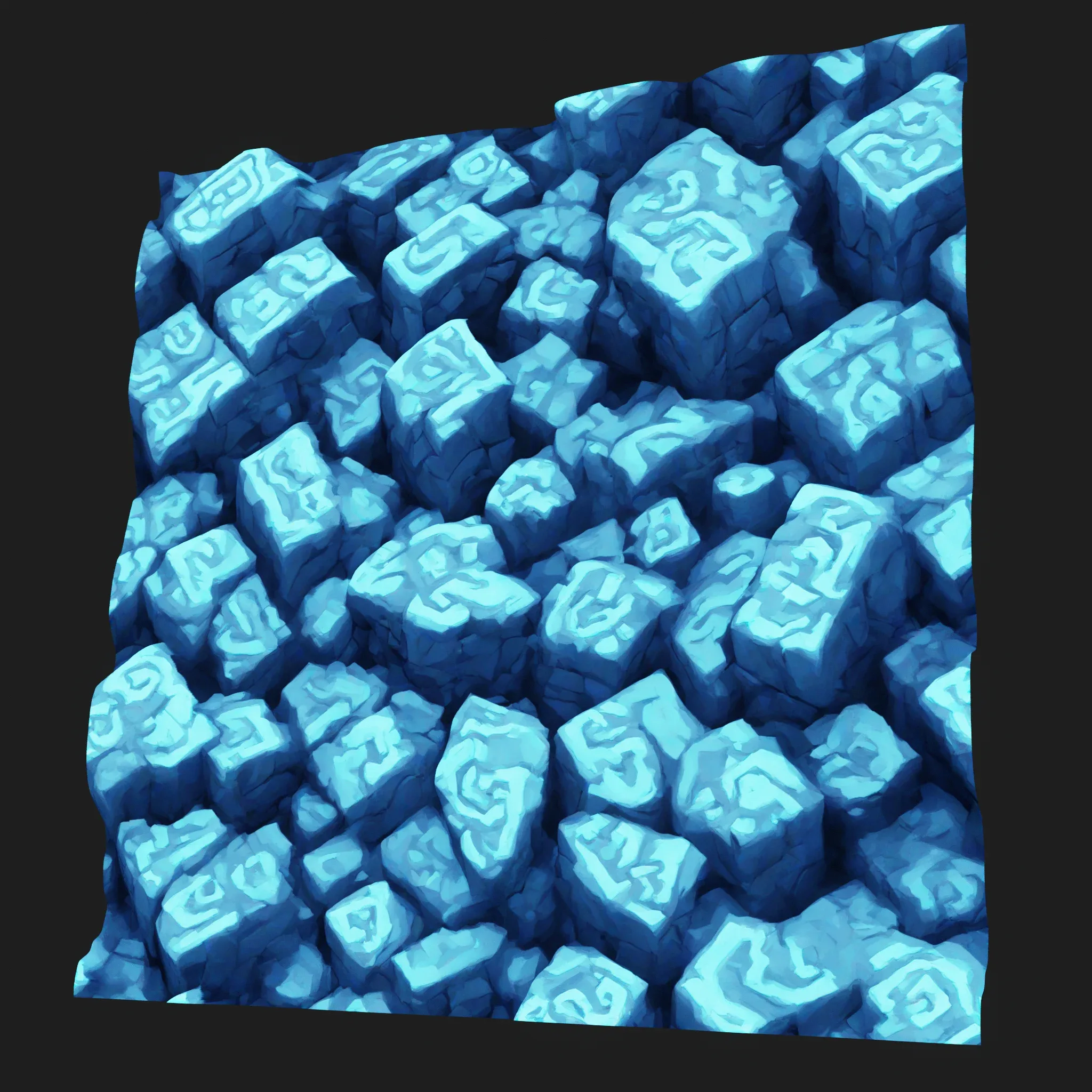 Stylized Rune Seamless Texture - FlippedNormals