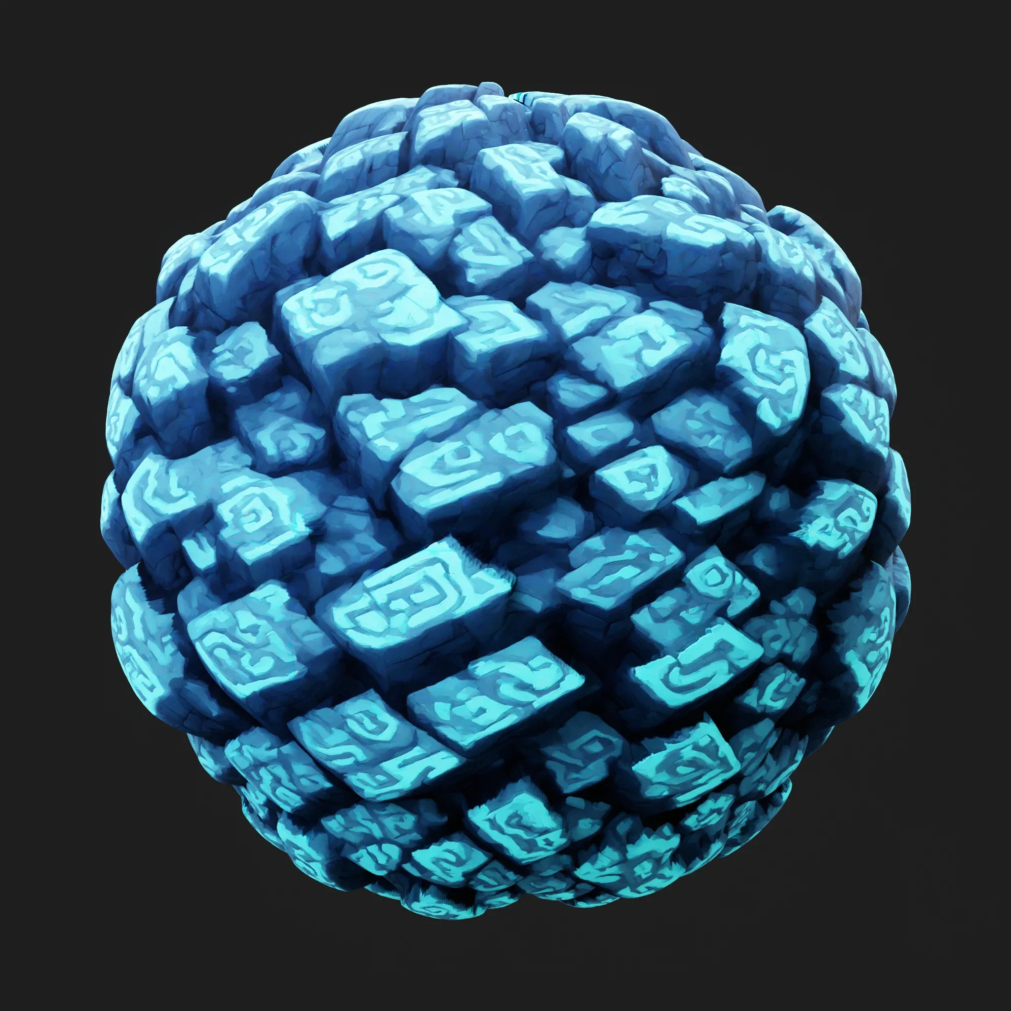 Stylized Rune Seamless Texture - FlippedNormals