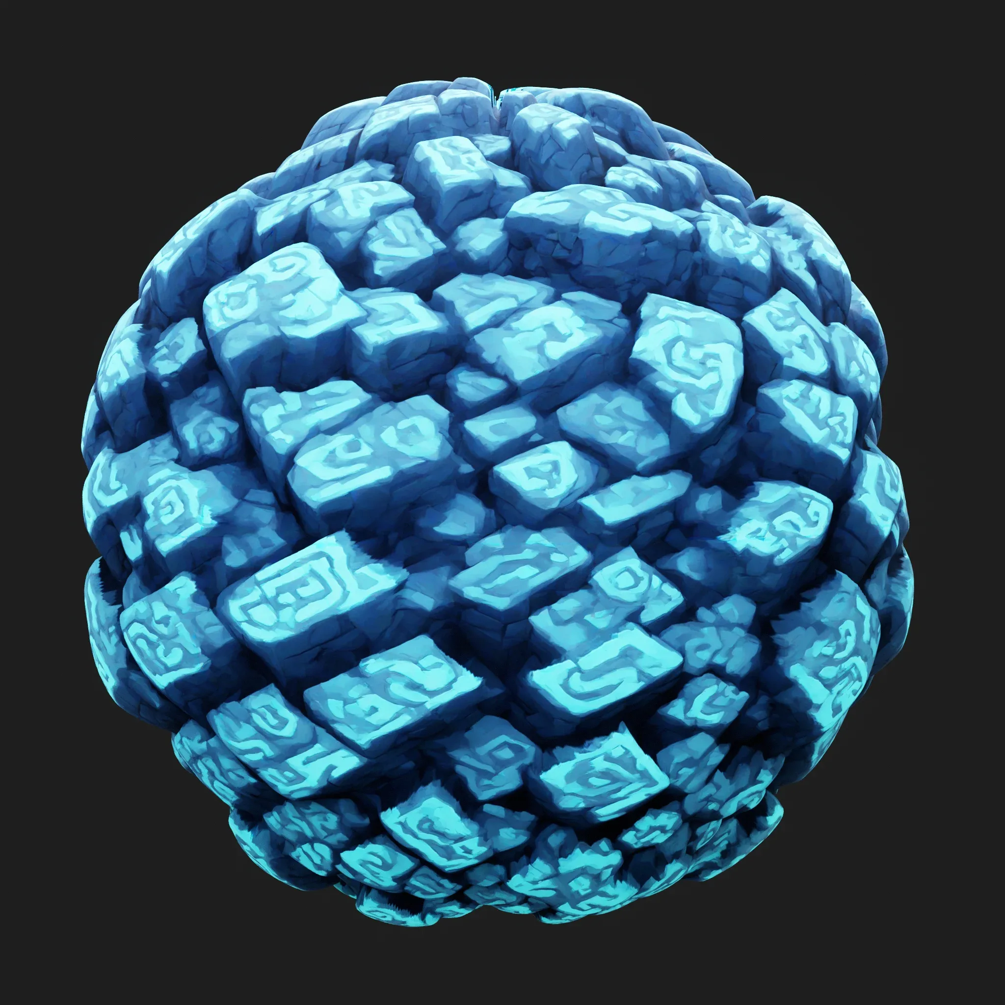 Stylized Rune Seamless Texture - FlippedNormals