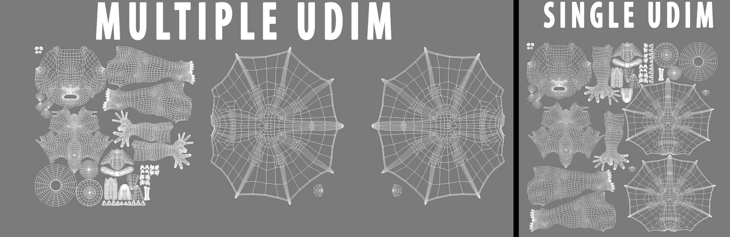 Vampire Basemesh - Topology + UV - FlippedNormals