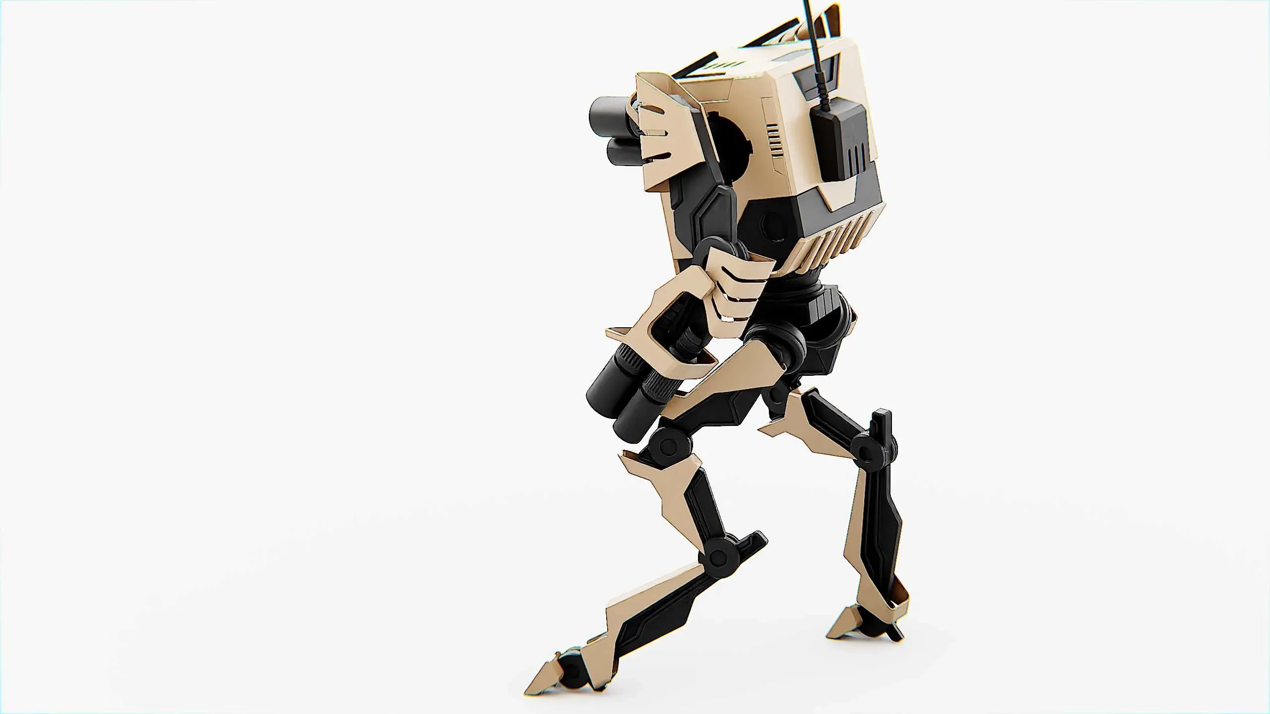 MILITARY DROID K-800 Auto-Rig - FlippedNormals