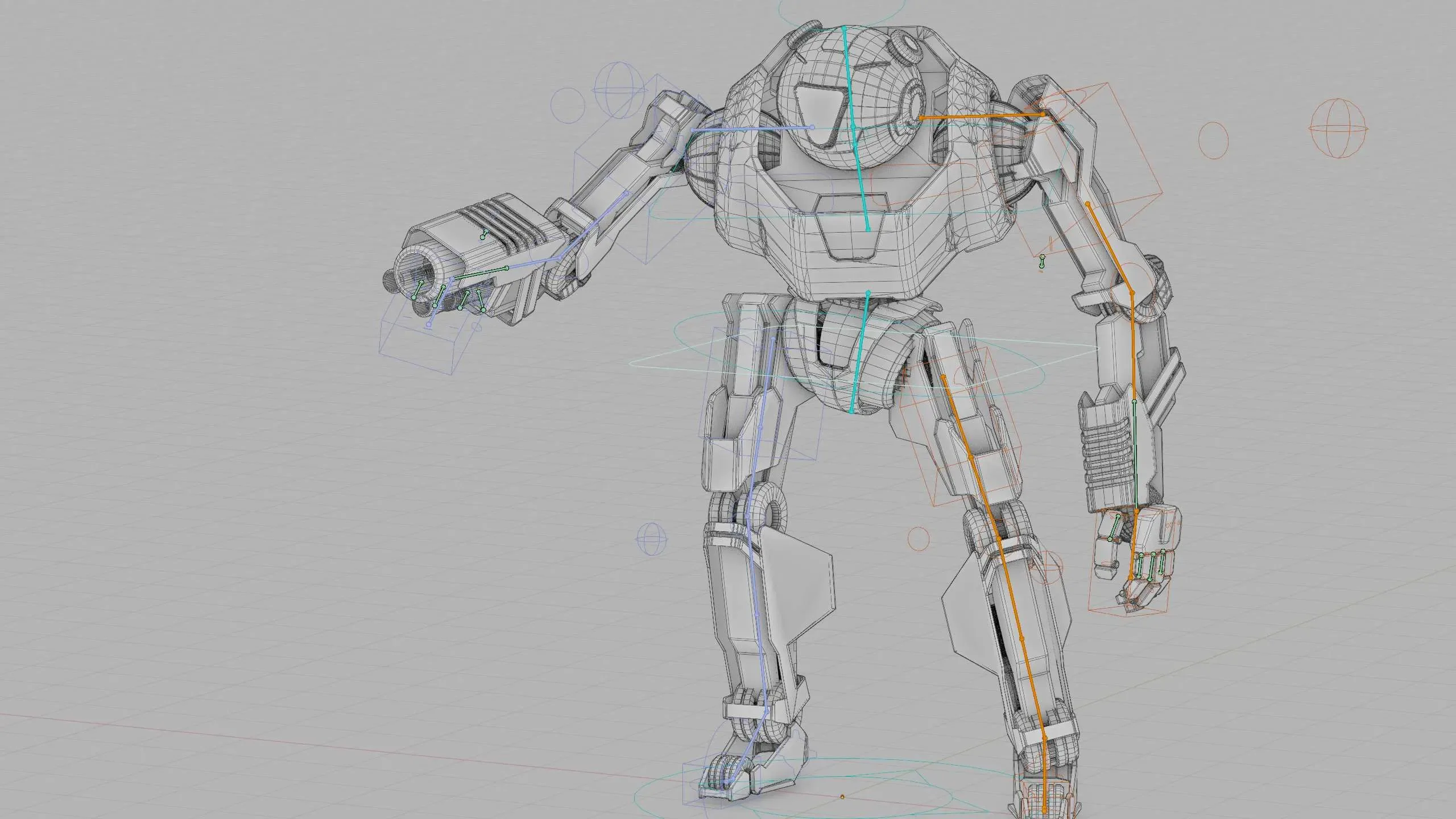 COMBAT DROID PANDA Auto-Rig Pro - FlippedNormals