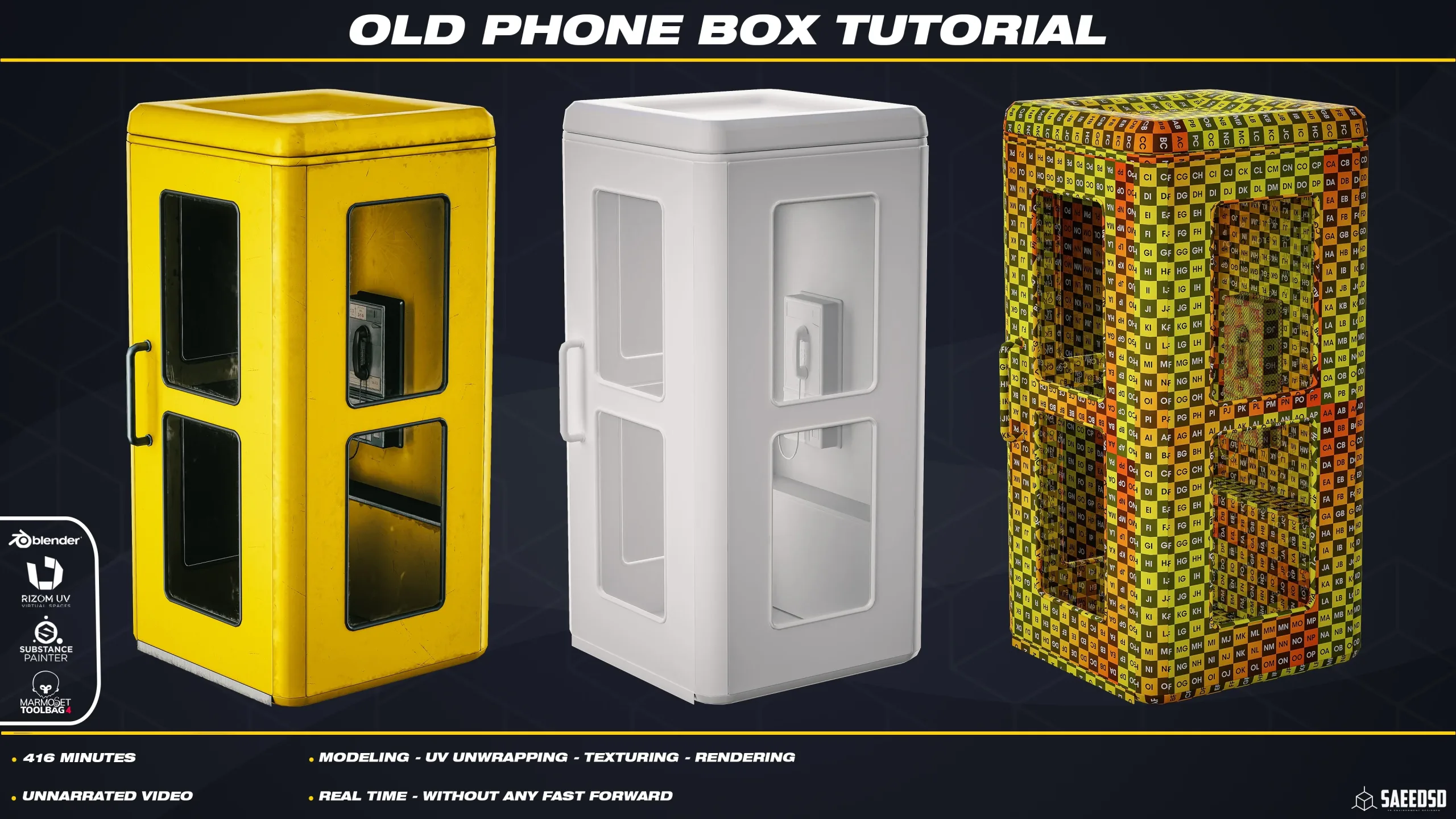 Old Phone Box - Full Tutorial - FlippedNormals