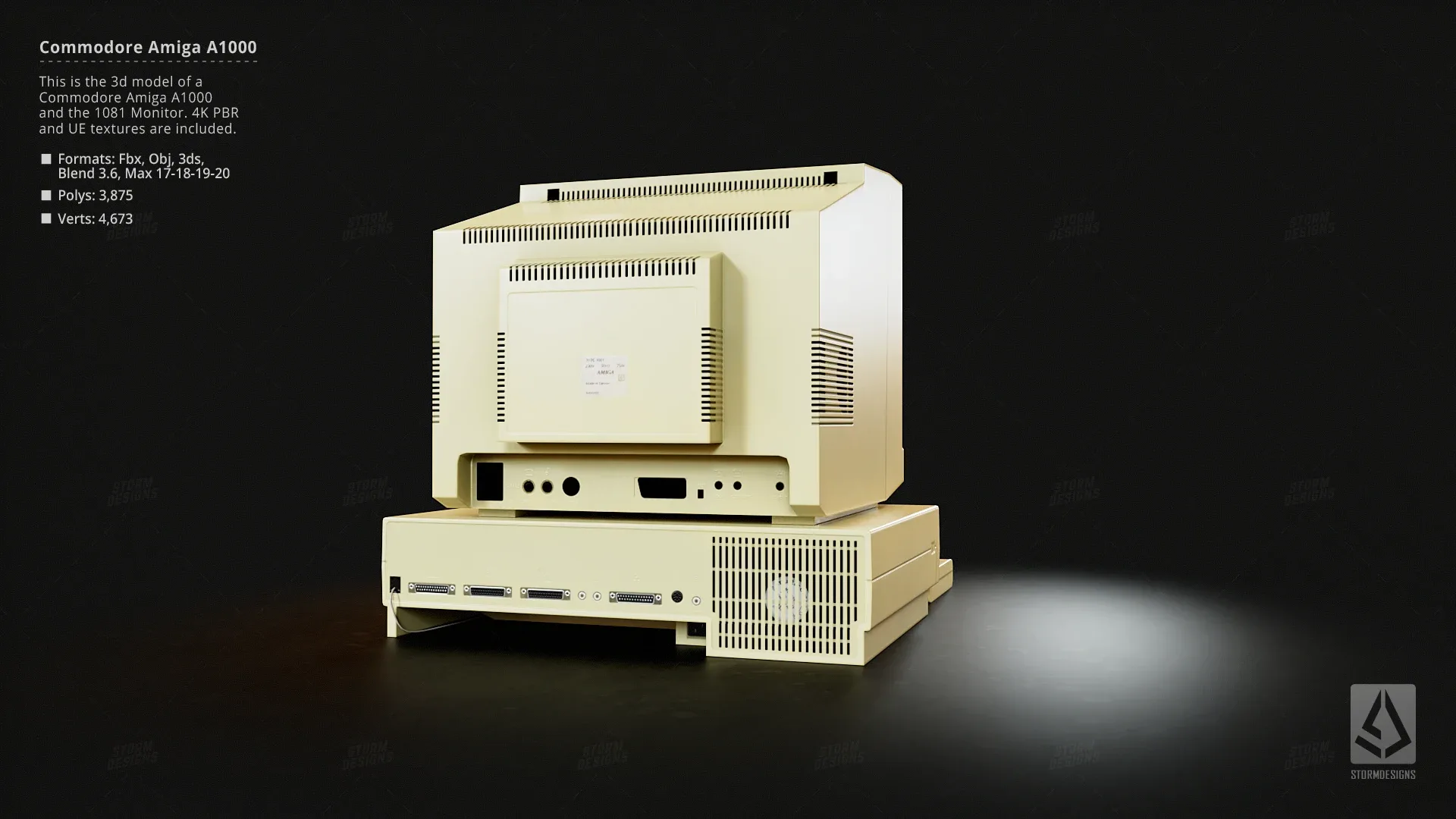 Commodore Amiga A1000 with 1081 - FlippedNormals