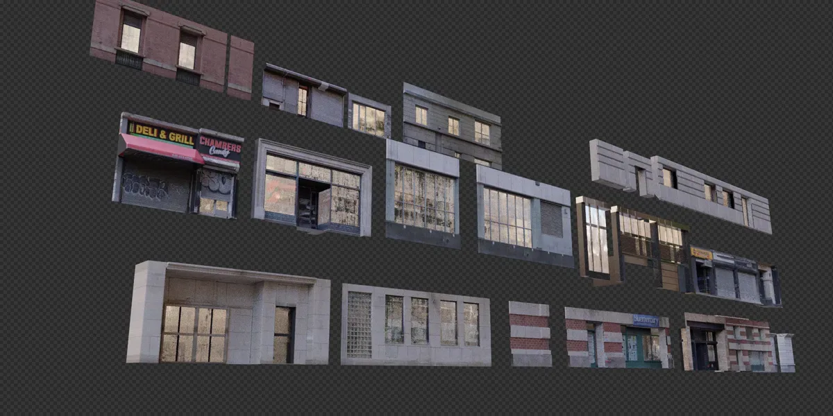Blender Buildings Asset Pack - - FlippedNormals