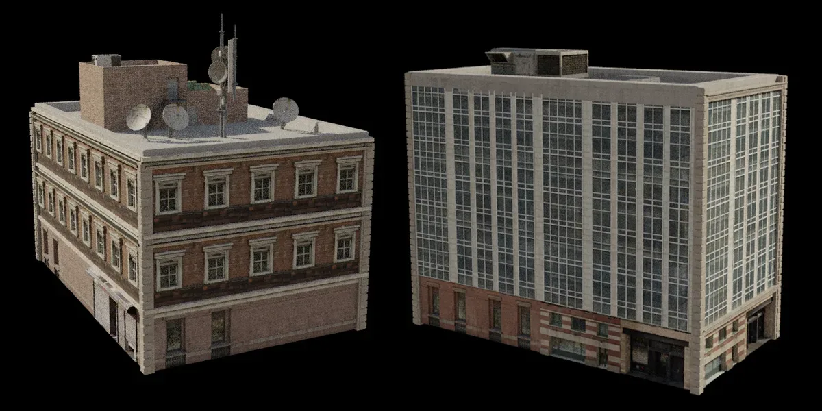 Blender Buildings Asset Pack - - FlippedNormals