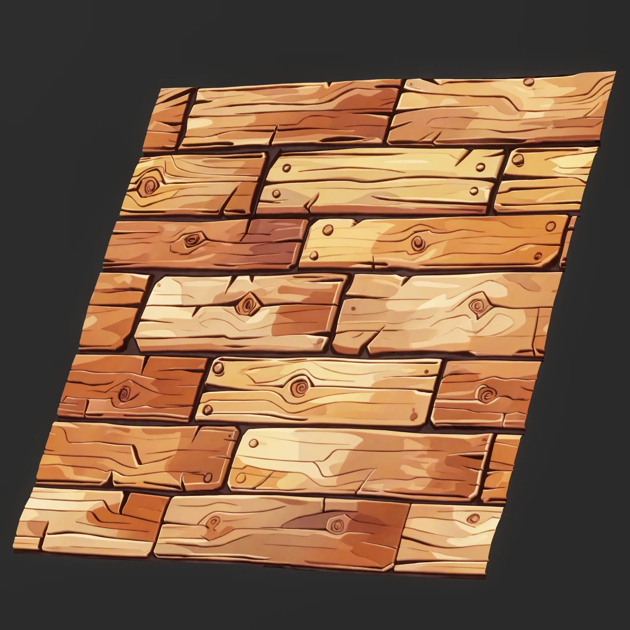 Stylized Wood Seamless Texture - FlippedNormals