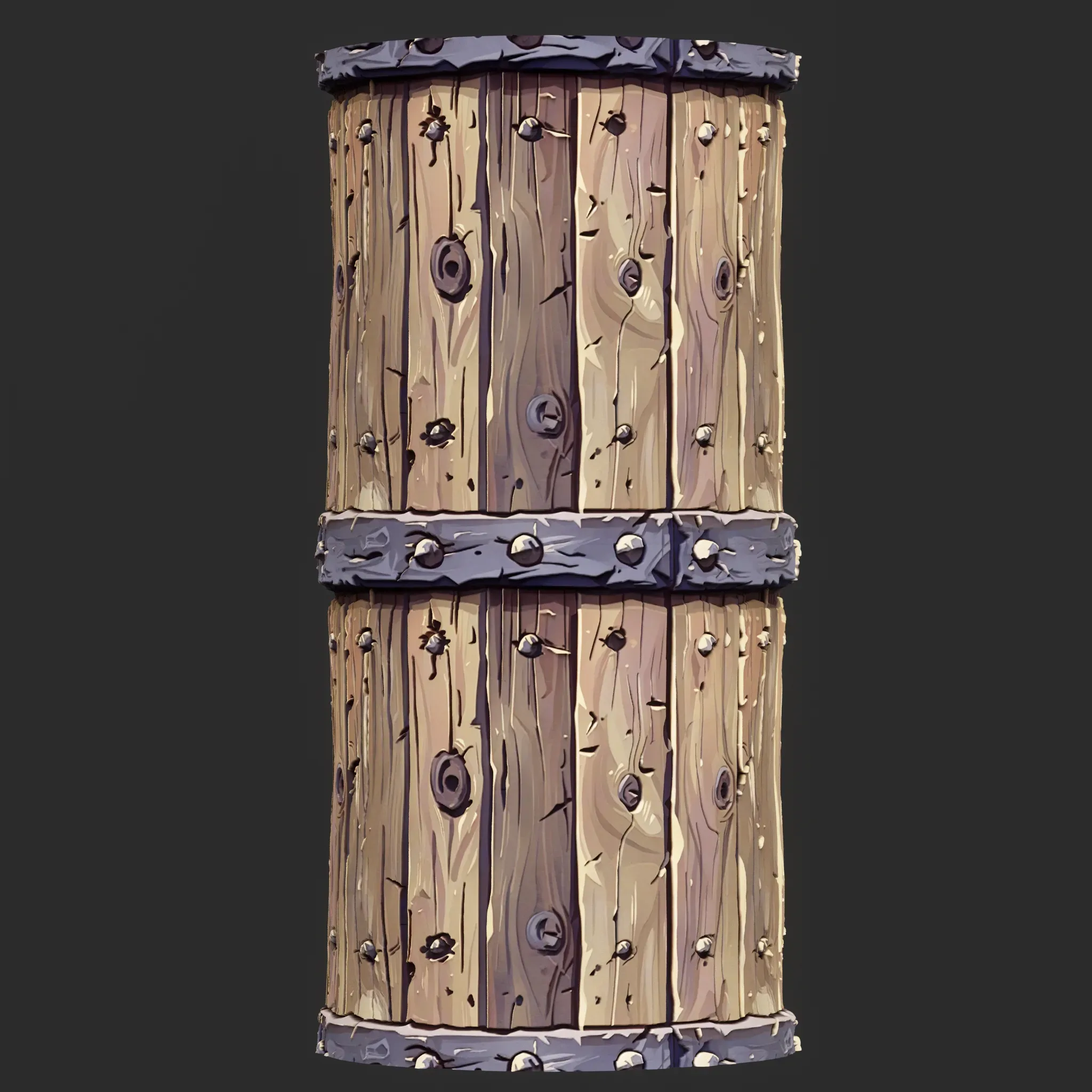 Stylized Wood Seamless Texture - FlippedNormals