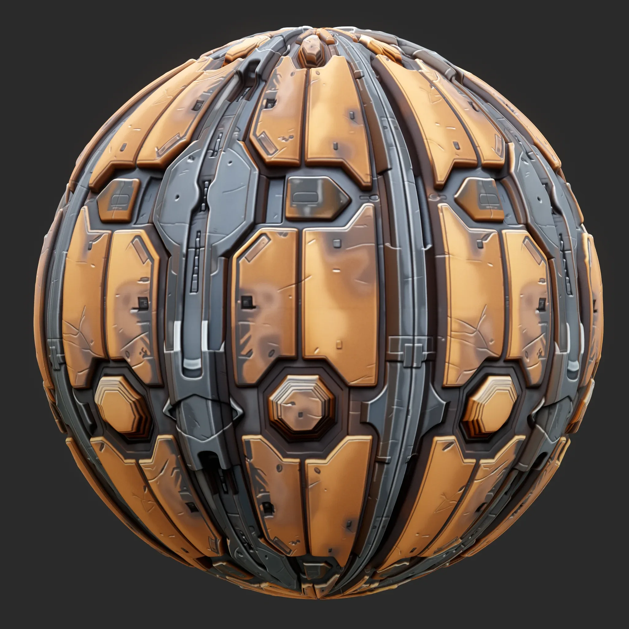 Sci-FI Seamless Texture - FlippedNormals