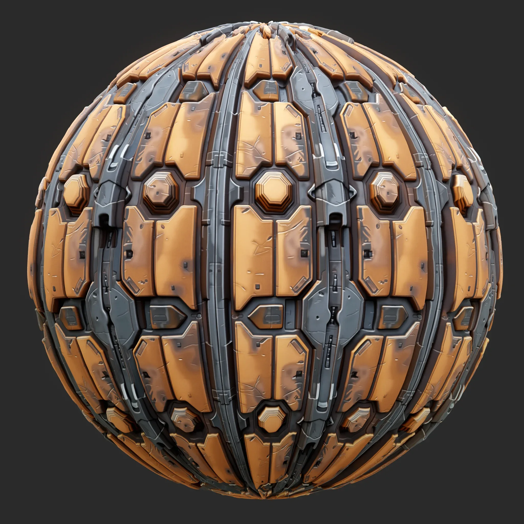 Sci-FI Seamless Texture - FlippedNormals