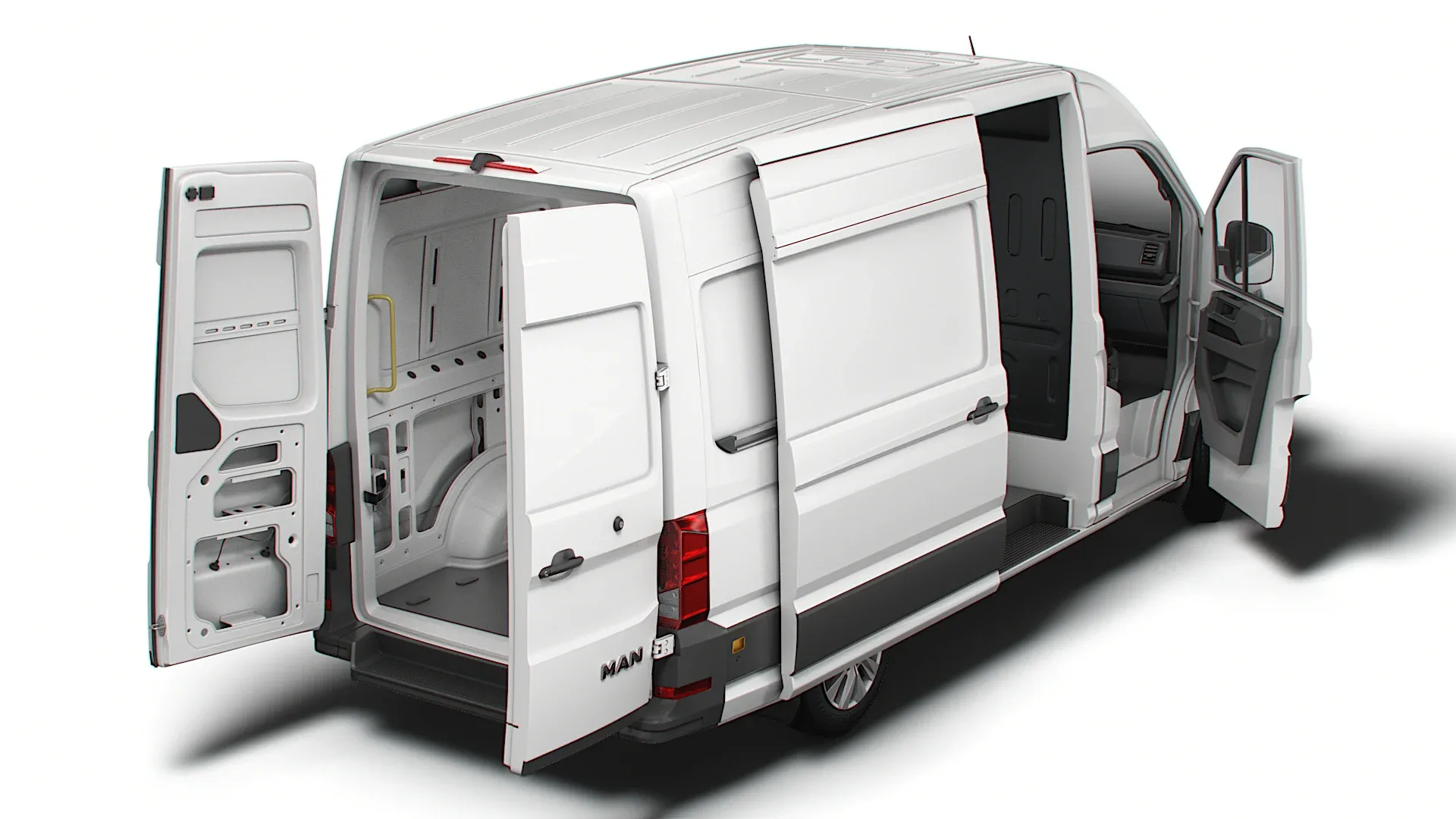 MAN TGE Panel Van L2H2 HQ Interior - FlippedNormals