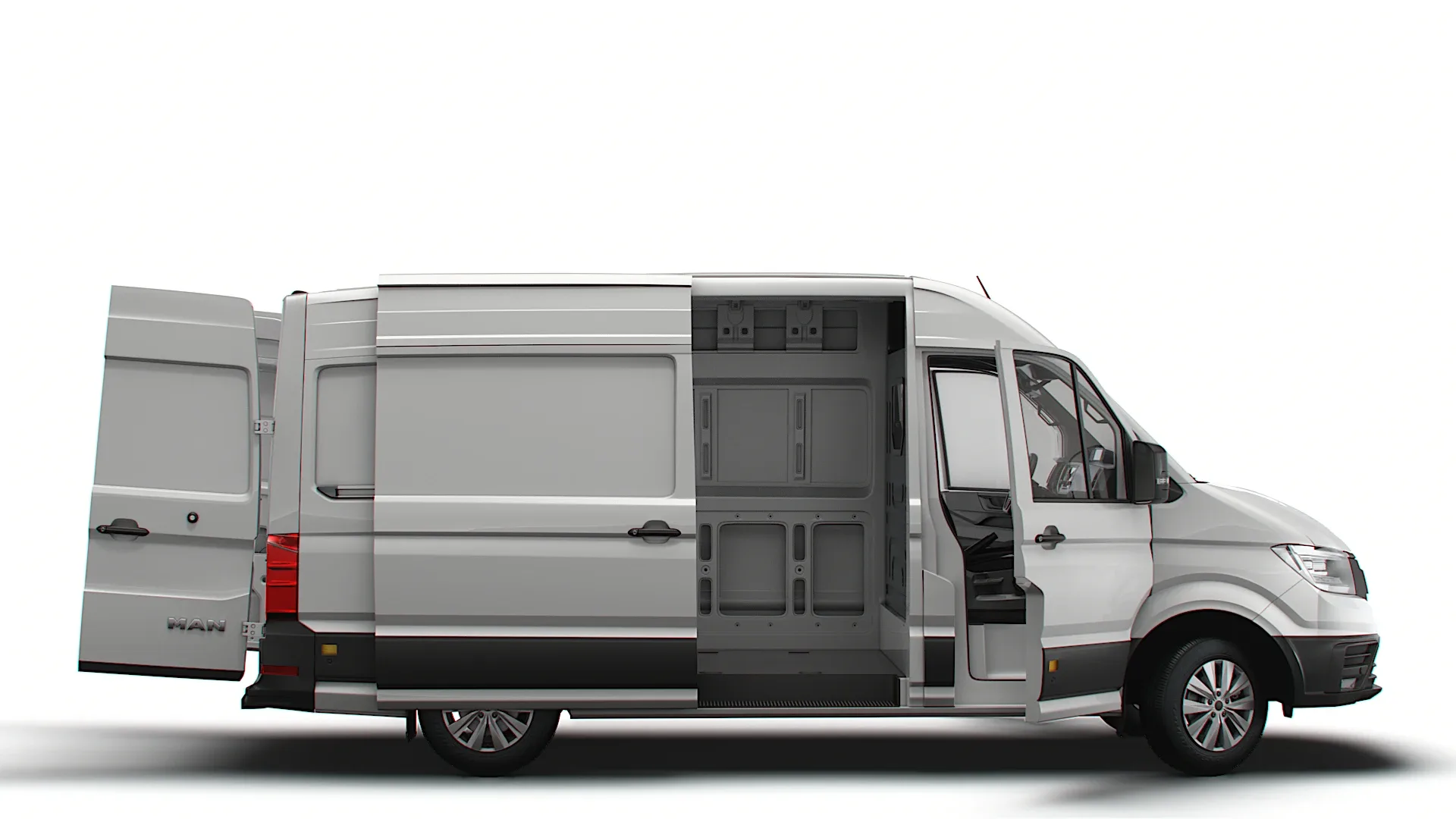 MAN TGE Panel Van L2H2 HQ Interior - FlippedNormals