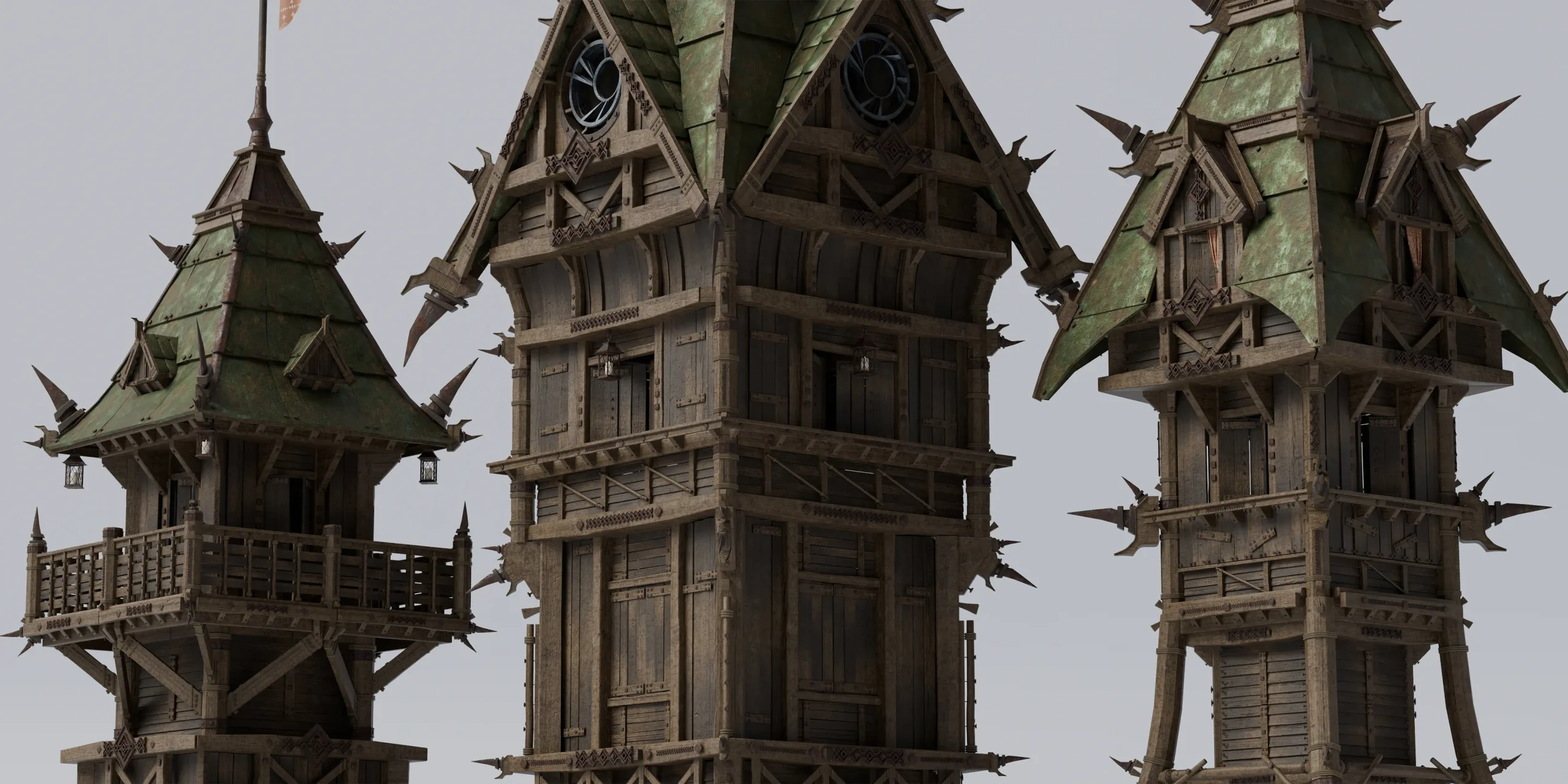 Outpost - Medieval Military Buildings - FlippedNormals