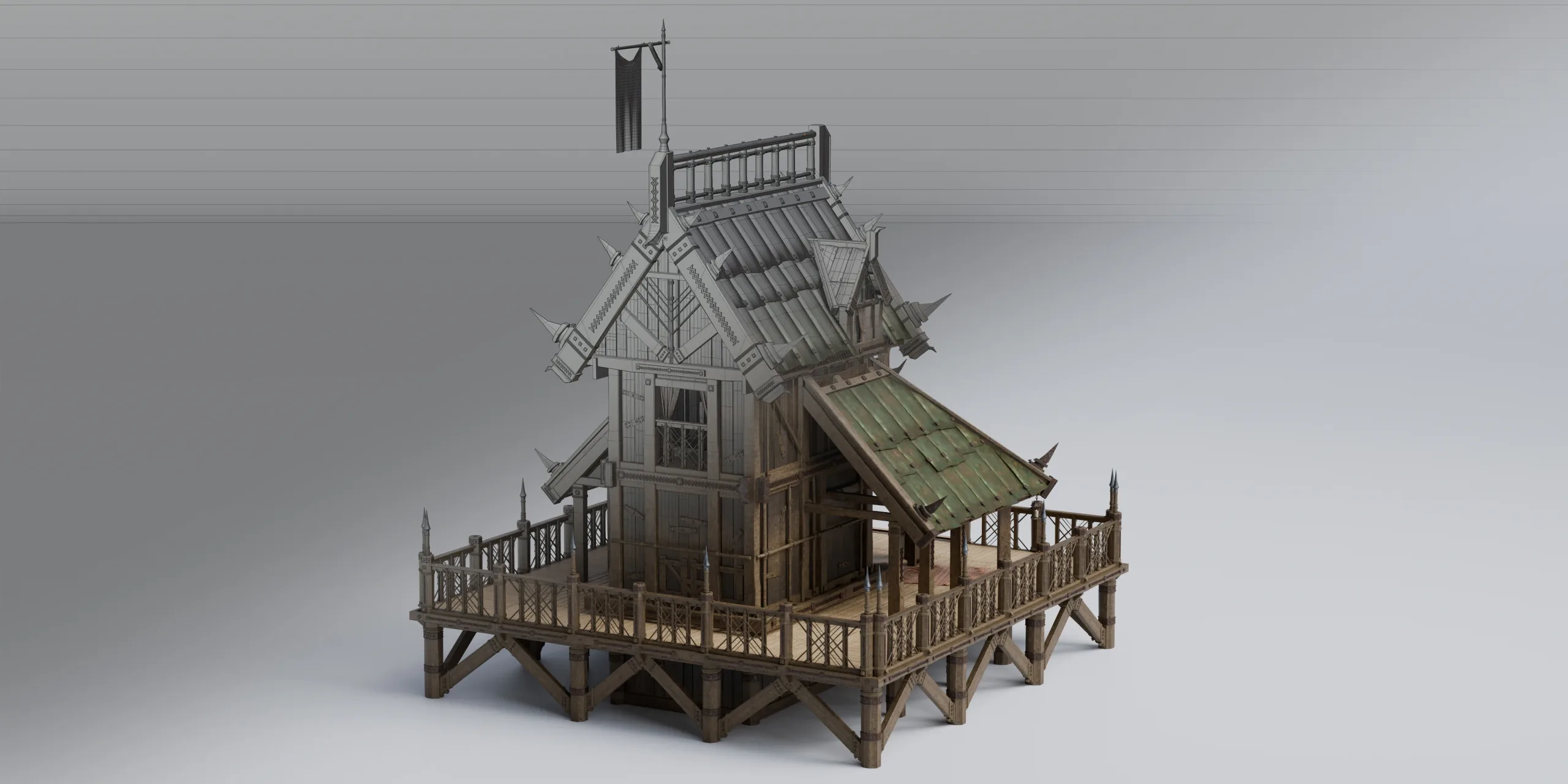 Outpost - Medieval Military Buildings - FlippedNormals