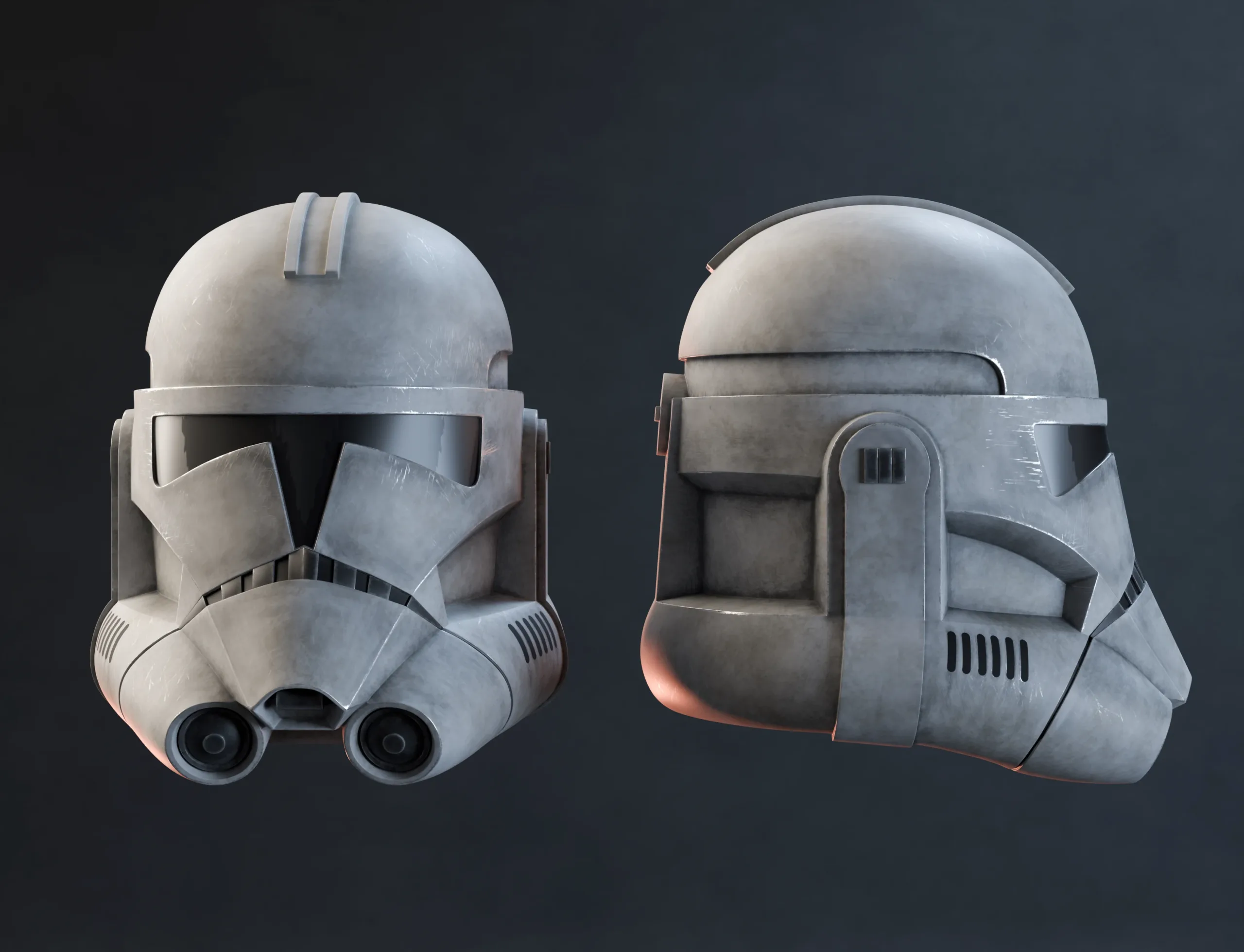 Phase II Clone Helmet (Clone Wars) - FlippedNormals