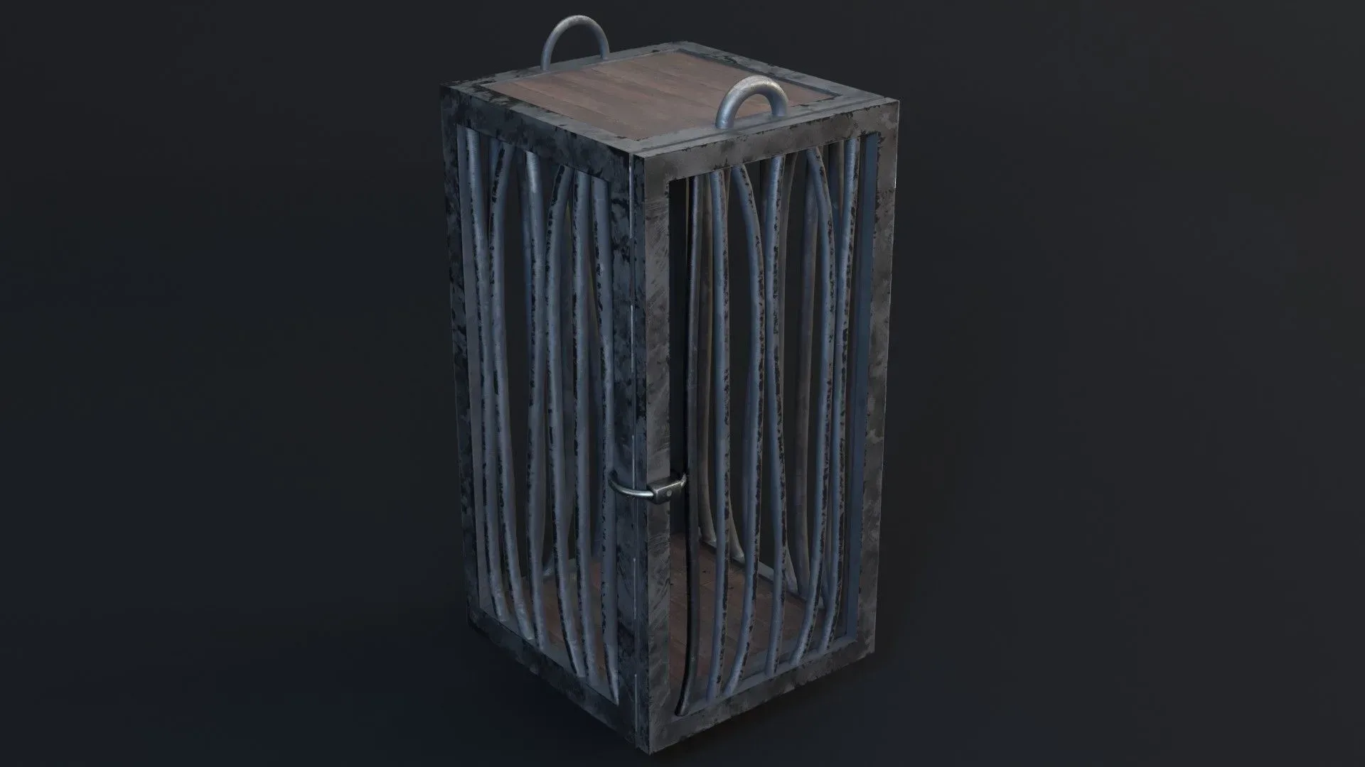 Medieval Cage Game Ready Low Poly - FlippedNormals