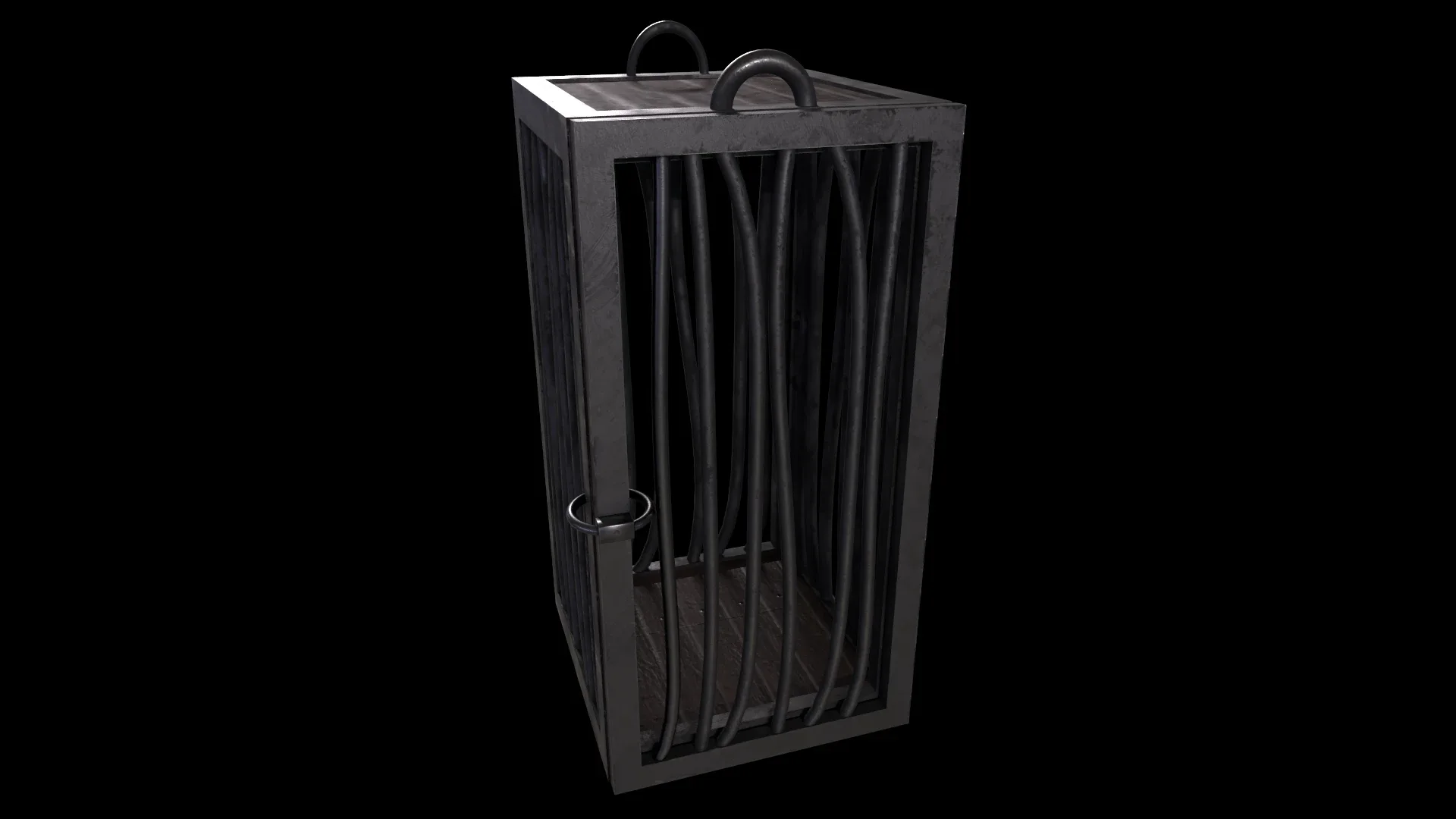 Medieval Cage Game Ready Low Poly - FlippedNormals