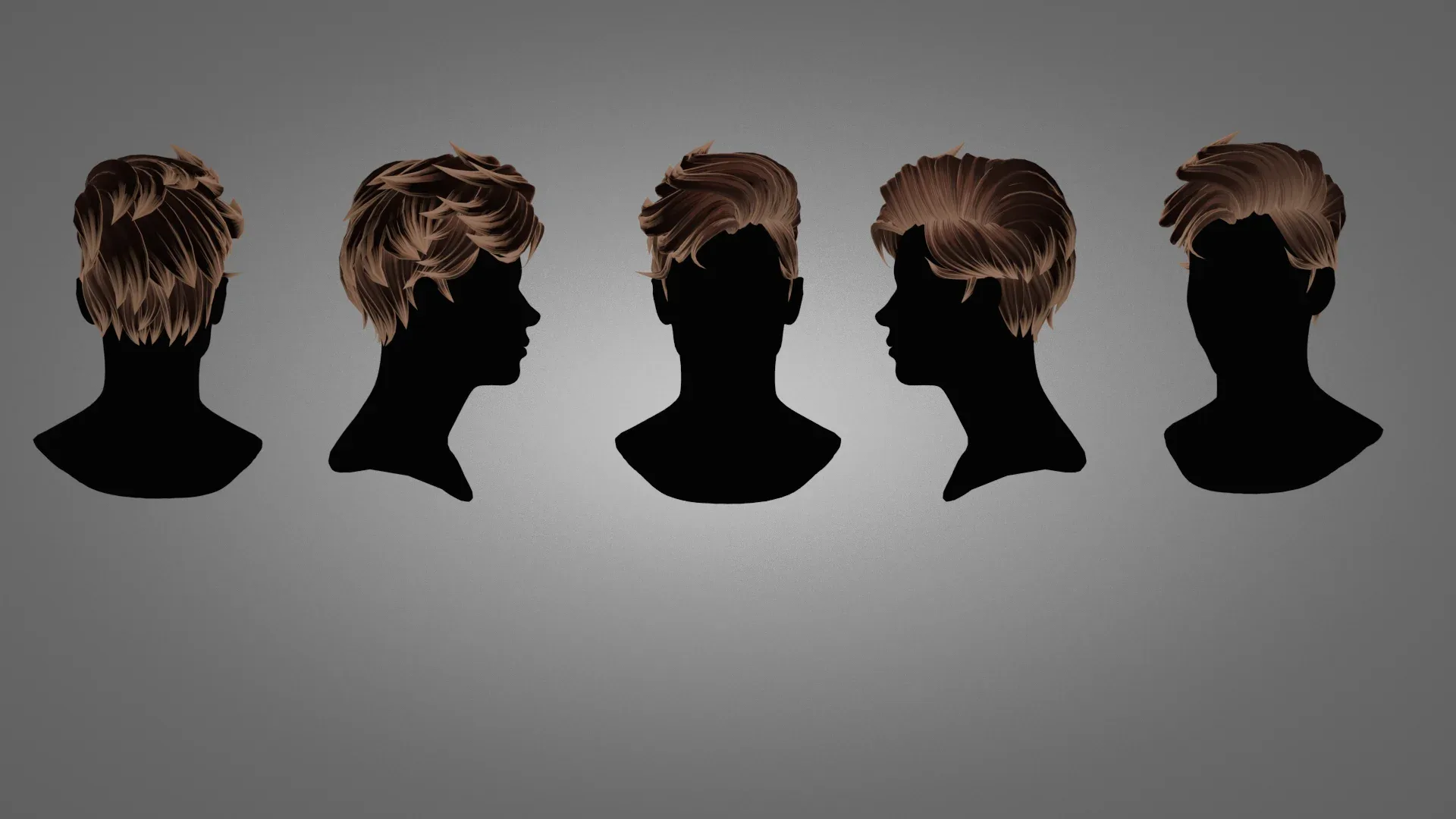 Male hair pack - FlippedNormals